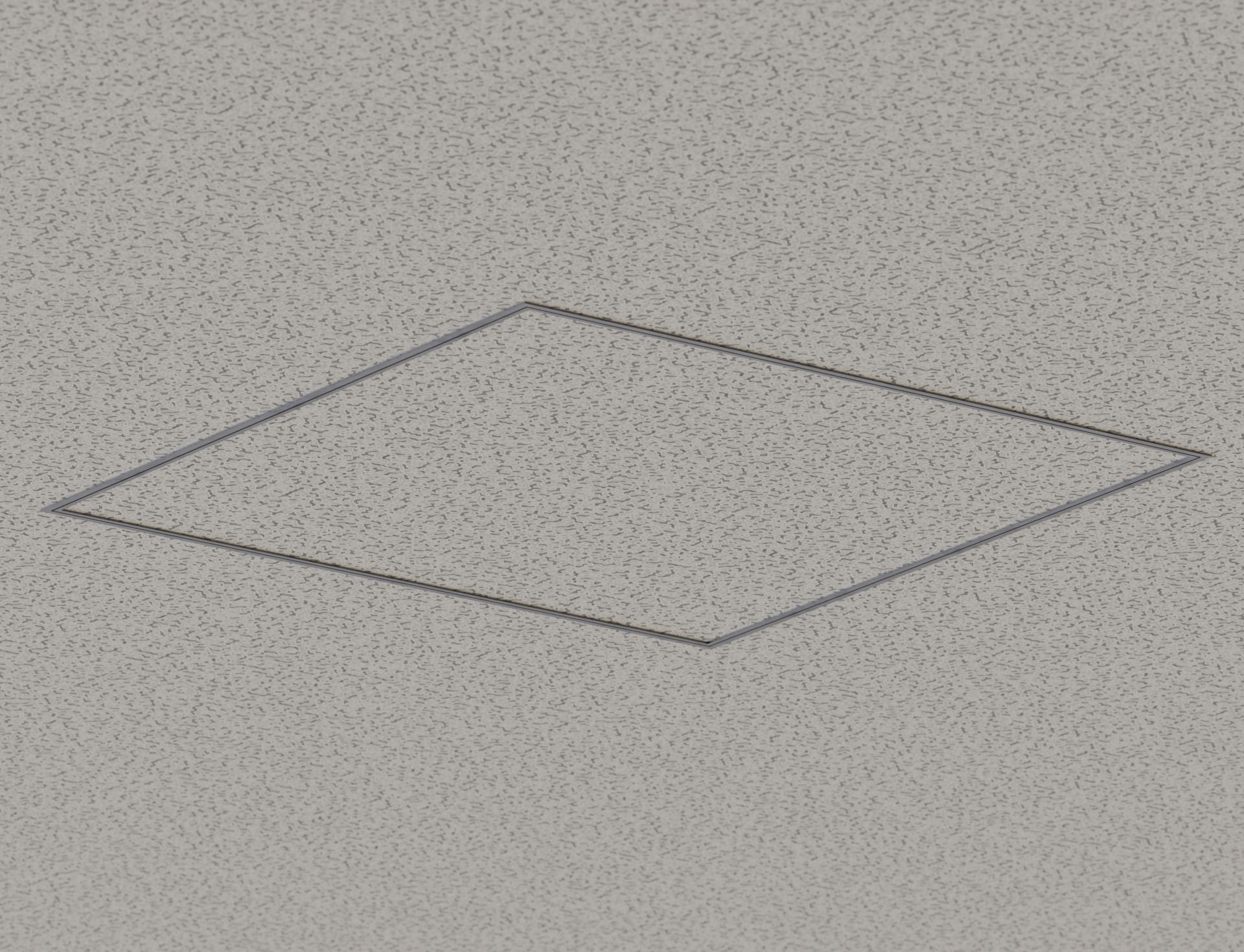 3D model Low Poly Ceiling Access Hole Speaker Camera Fire Alarm ...