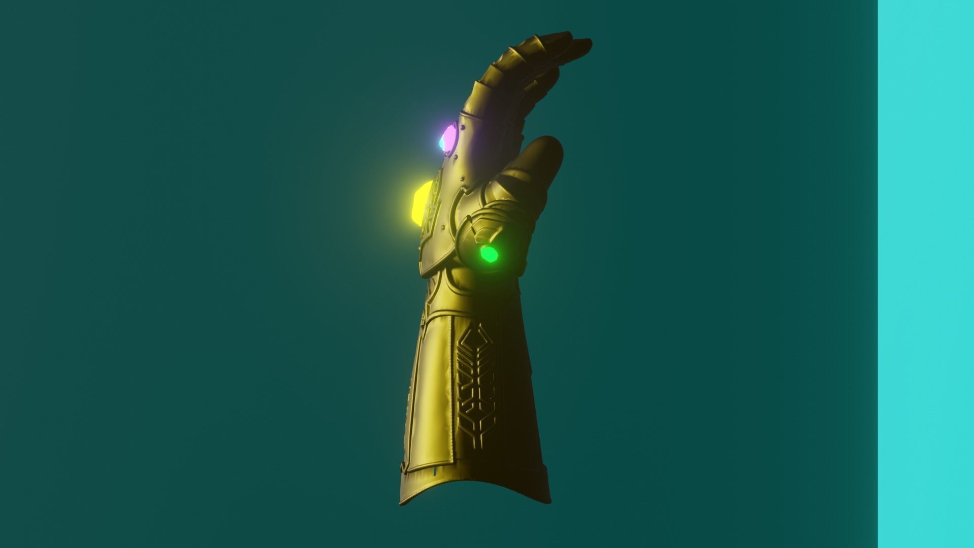 Thanos Infinity Gauntlet Marvel 3D model 3D model | CGTrader