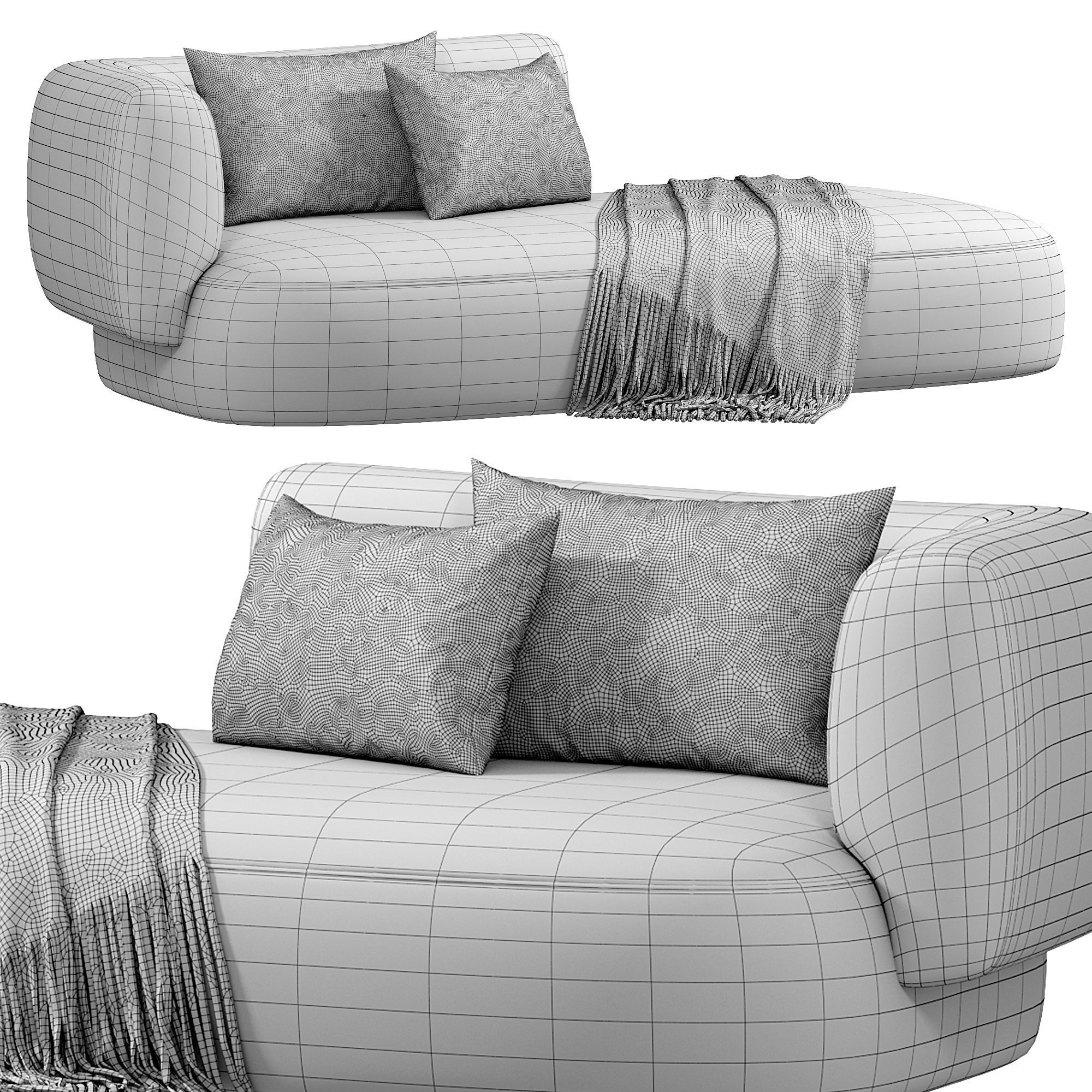 Hug Sofa by Collectorgroup 2 3D model | CGTrader