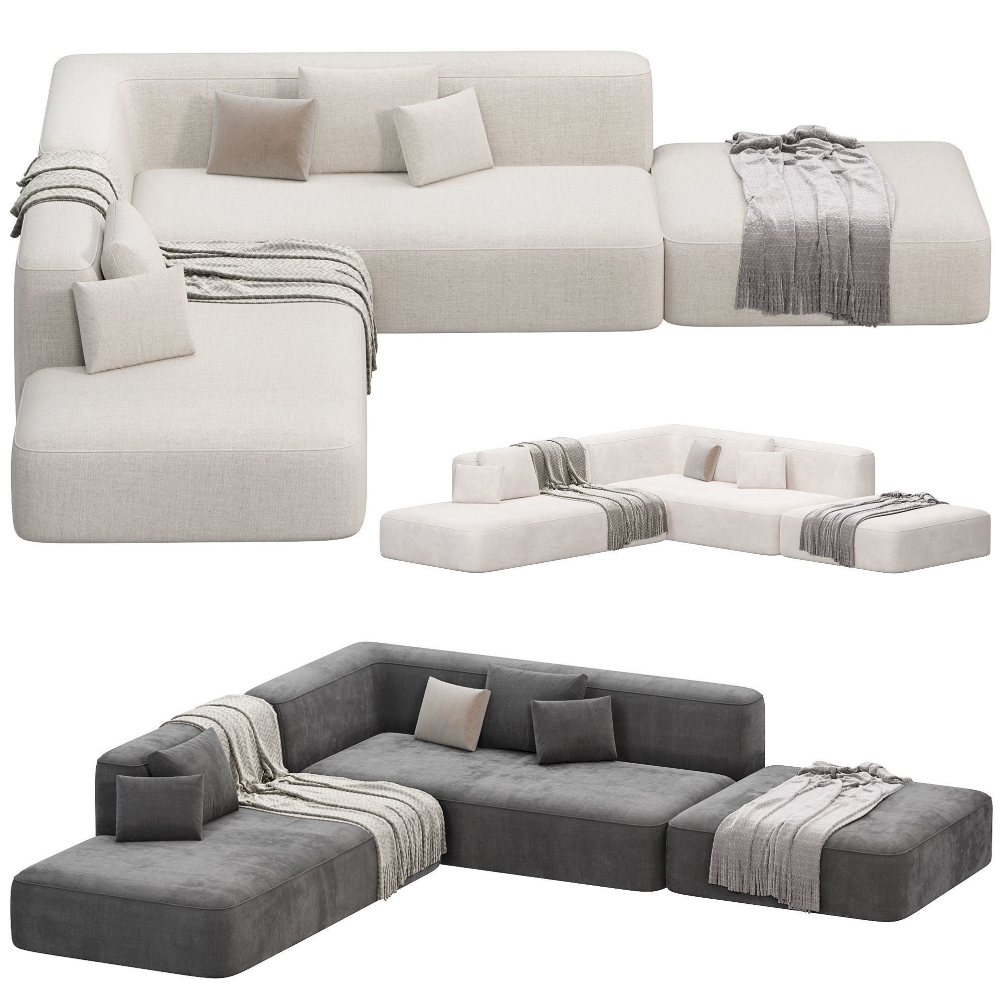 Lema Cloud Modular Sofa by lemamobili 3D model | CGTrader