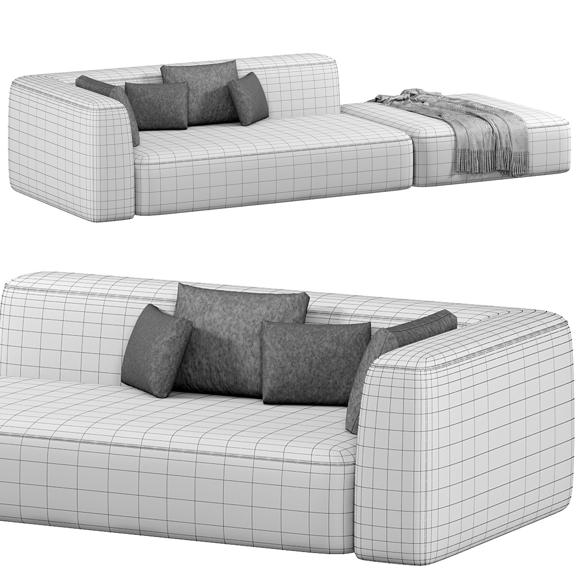 Lema Cloud Modular Sofa by lemamobili 7 3D model | CGTrader