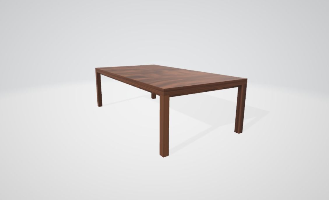 Wooden Table 3D Free free VR / AR / low-poly 3D model | CGTrader