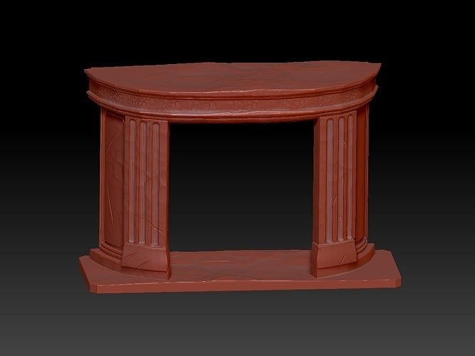 TRADITIONAL MANTEL 3D model 3D printable | CGTrader