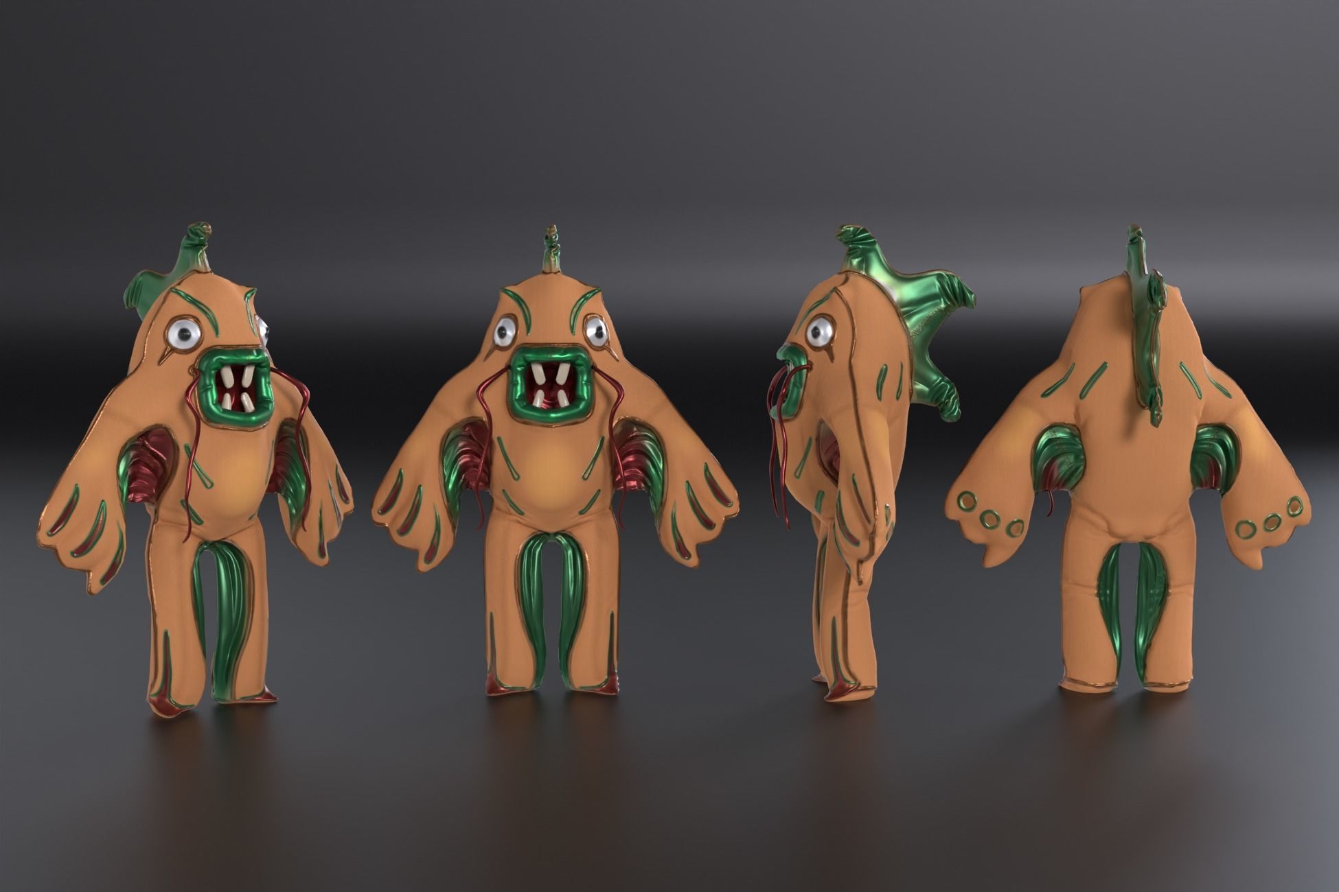 3D model Horror Plush Toys - Spooky Mascot Animals VR / AR / low-poly ...