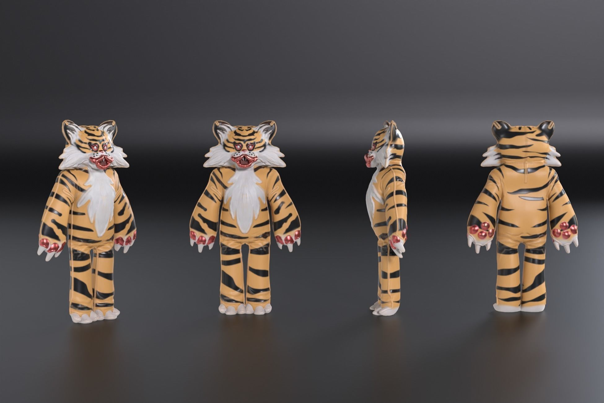 3D model Horror Plush Toys - Spooky Mascot Animals VR / AR / low-poly ...