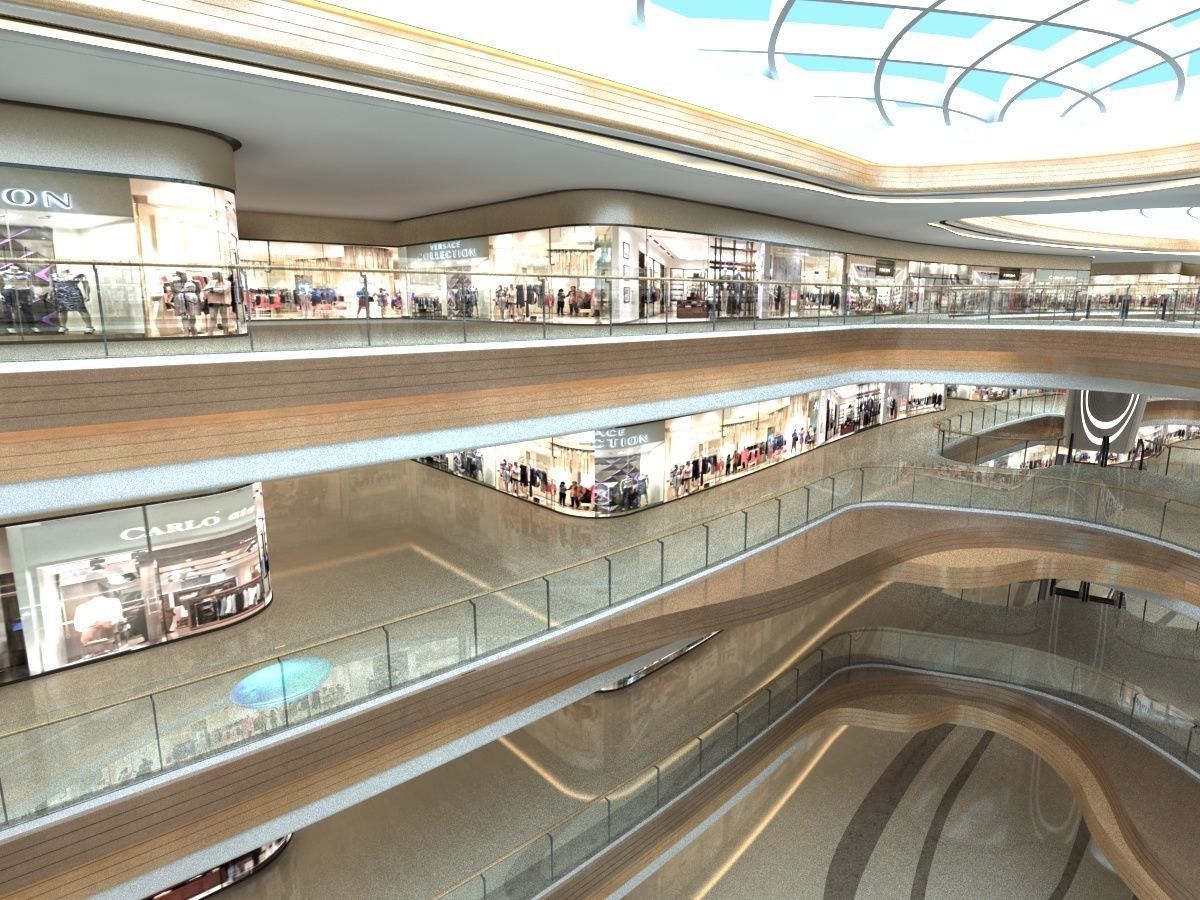 Shopping Mall 1 3D model | CGTrader