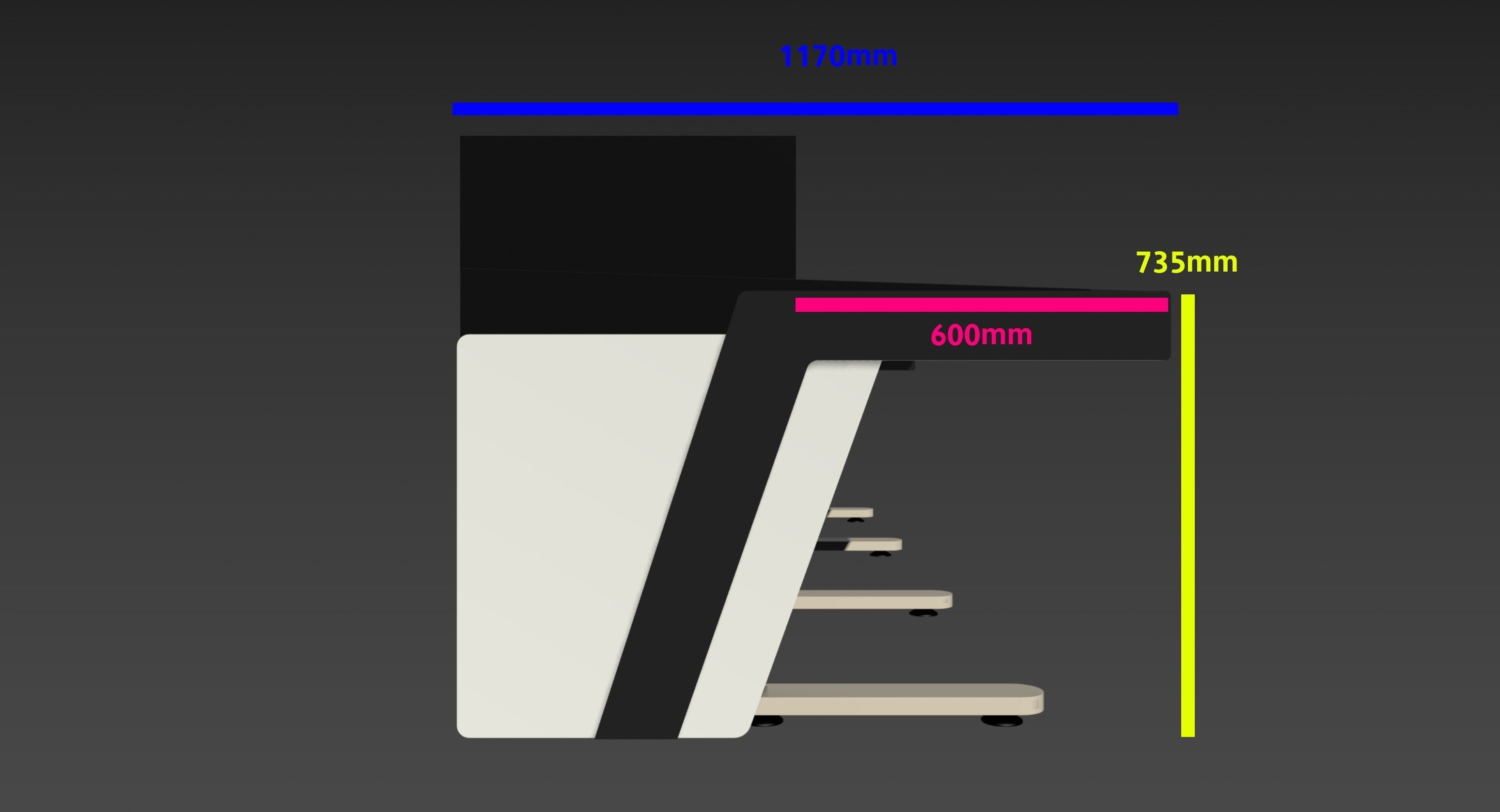 3D model Control Room Table- Real Life Scale VR / AR / low-poly | CGTrader