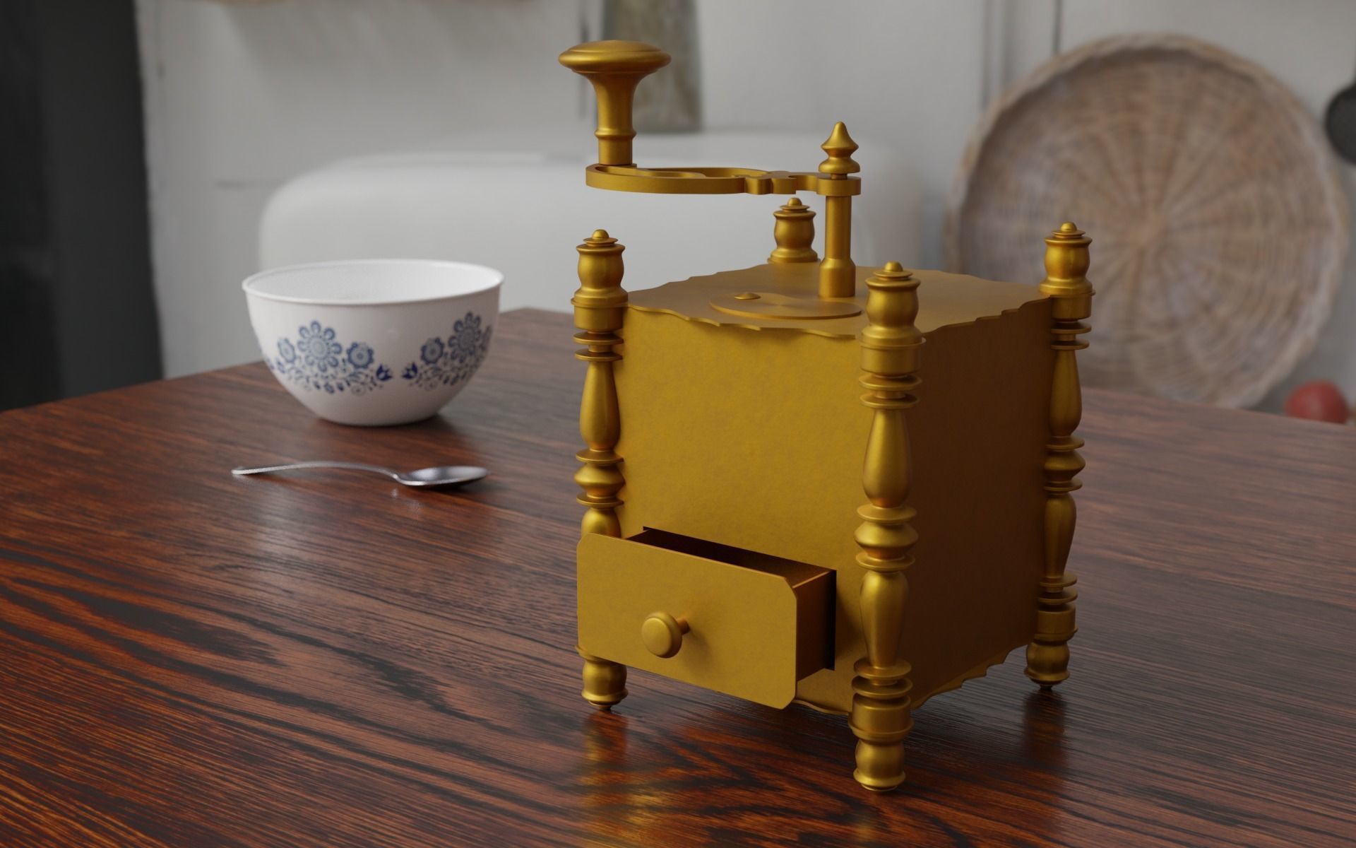Old Grinder 3D model | CGTrader