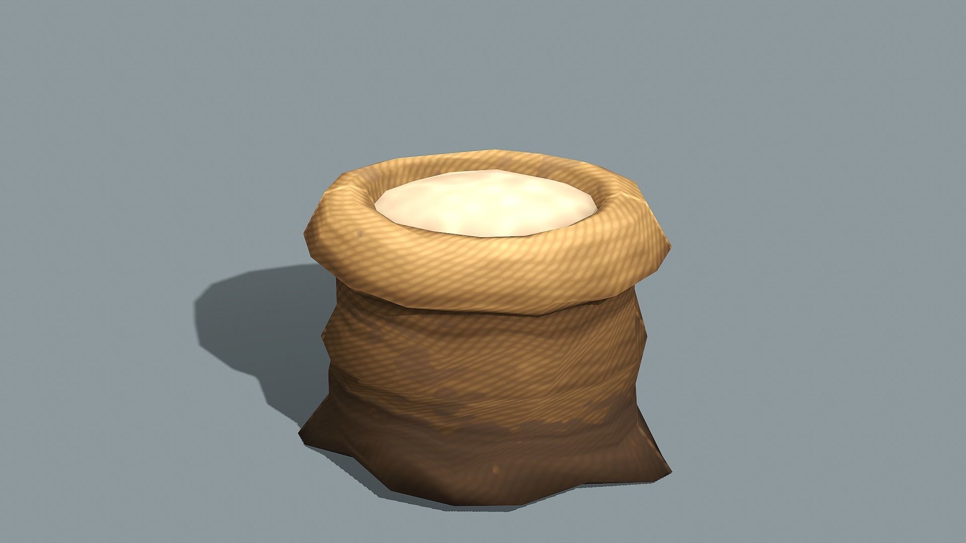 3D model Stylized Flour Bag - PBR Game Ready VR / AR / low-poly | CGTrader