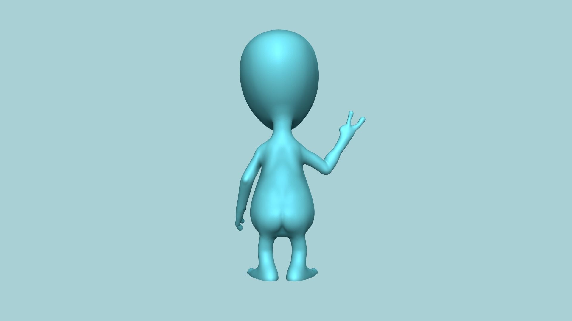 Cute Alien Miniature - STL Printable 3D model 3D printable | CGTrader