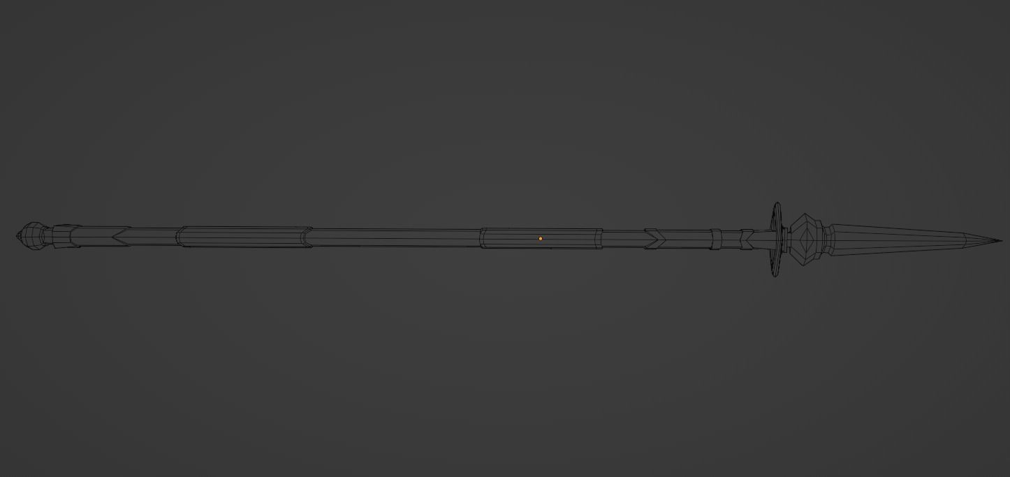 3D model Spear VR / AR / low-poly | CGTrader