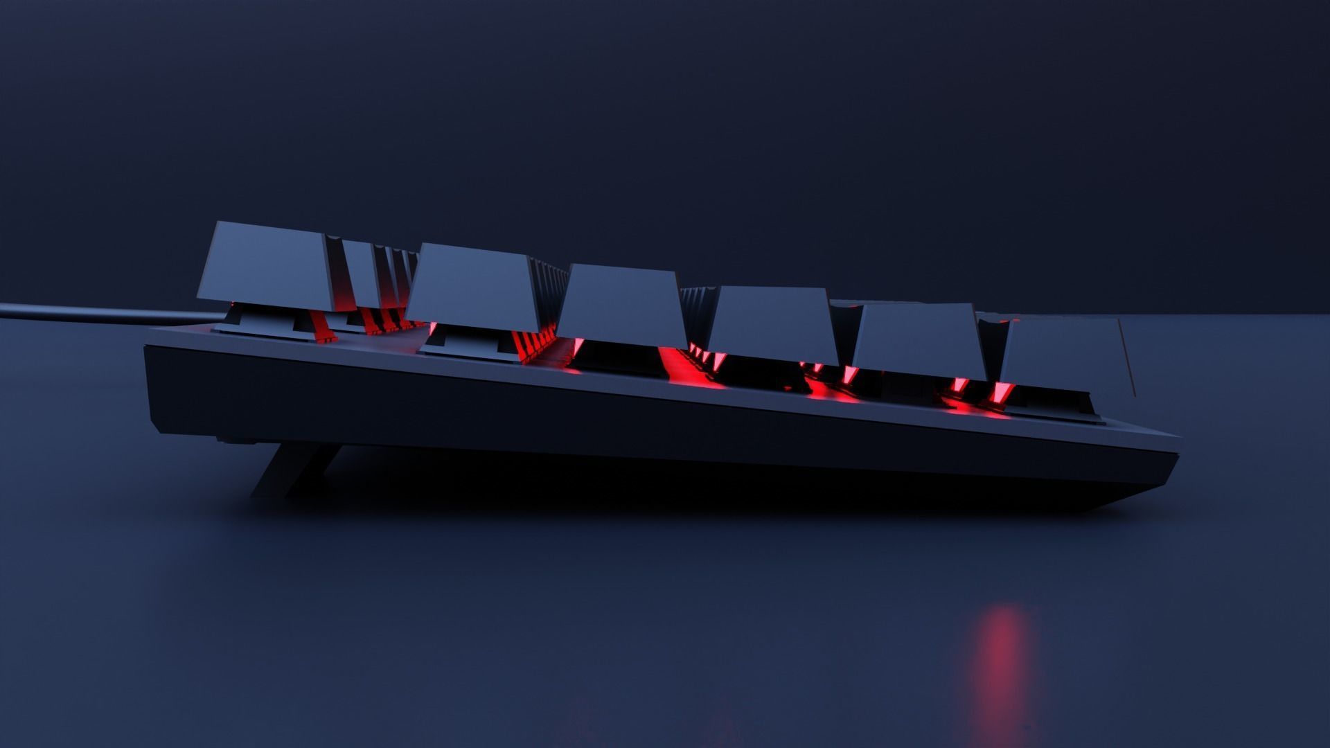 3D model Keyboard HyperX Alloy Fps Pro VR / AR / low-poly | CGTrader