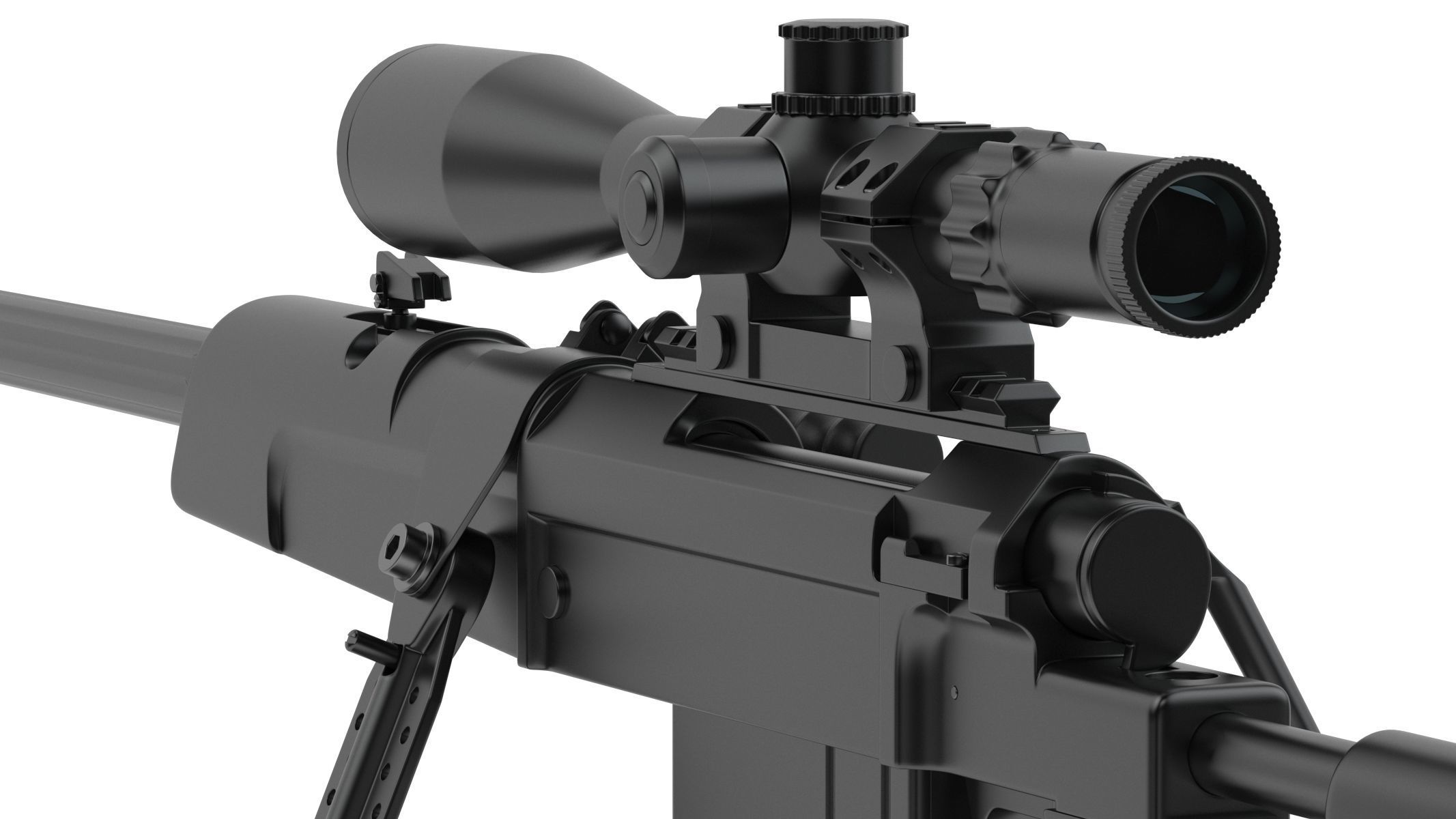 Zastava M93 Black Arrow Anti-materiel Rifle 3D model | CGTrader