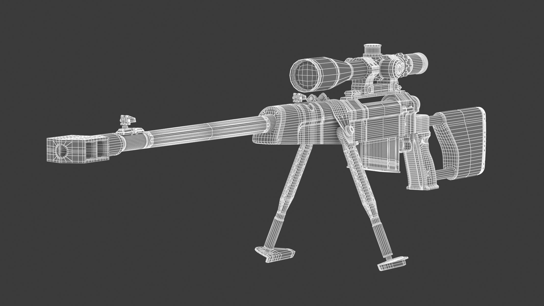 Zastava M93 Black Arrow Anti-materiel Rifle 3D model | CGTrader