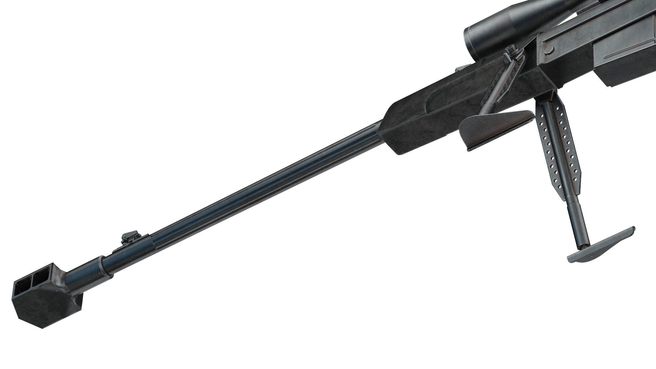 3D model Zastava M93 Black Arrow Anti-materiel Rifle Low Poly VR / AR ...