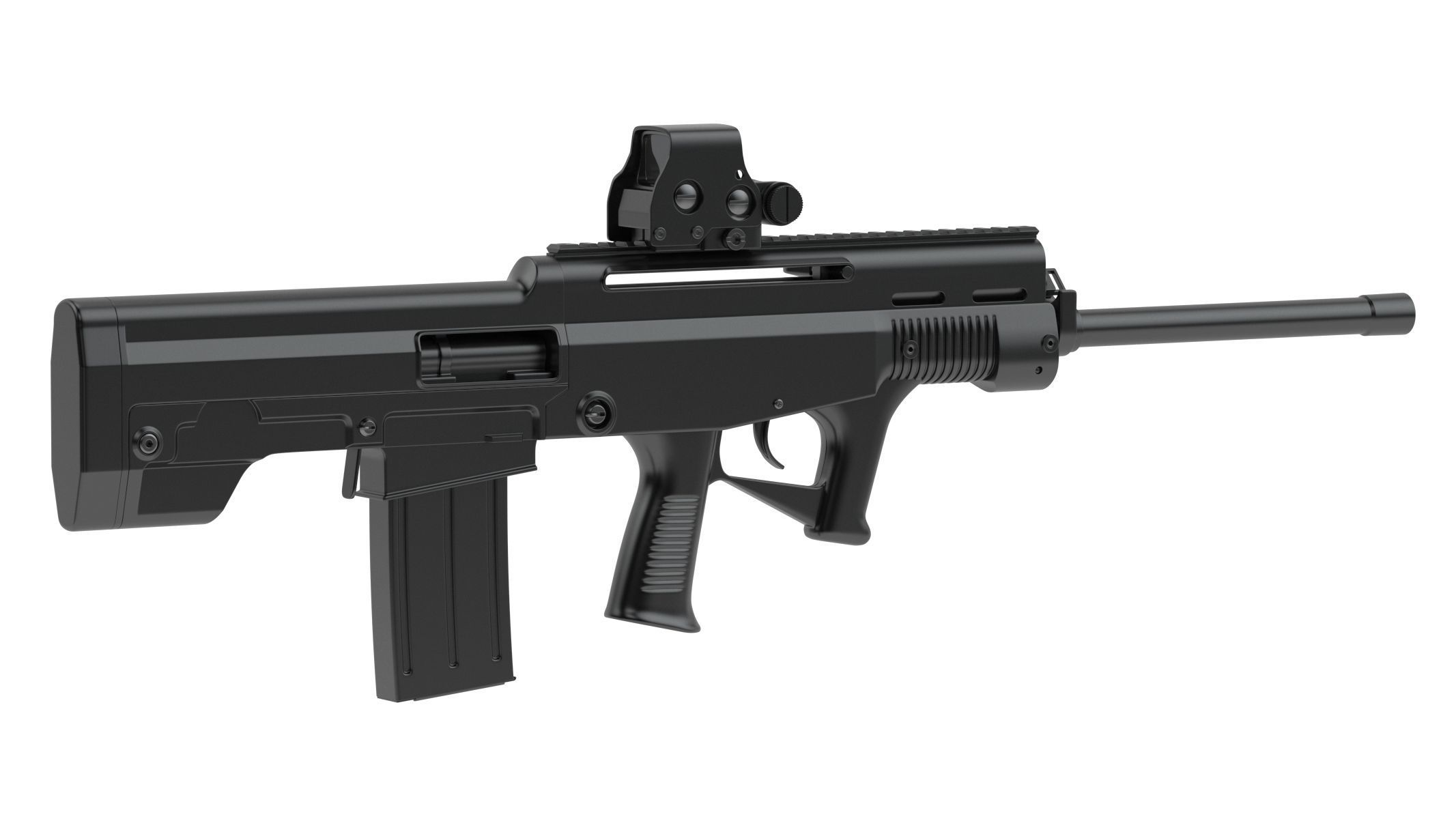 LA-K12 Puma Bullup Shotgun 3D model | CGTrader