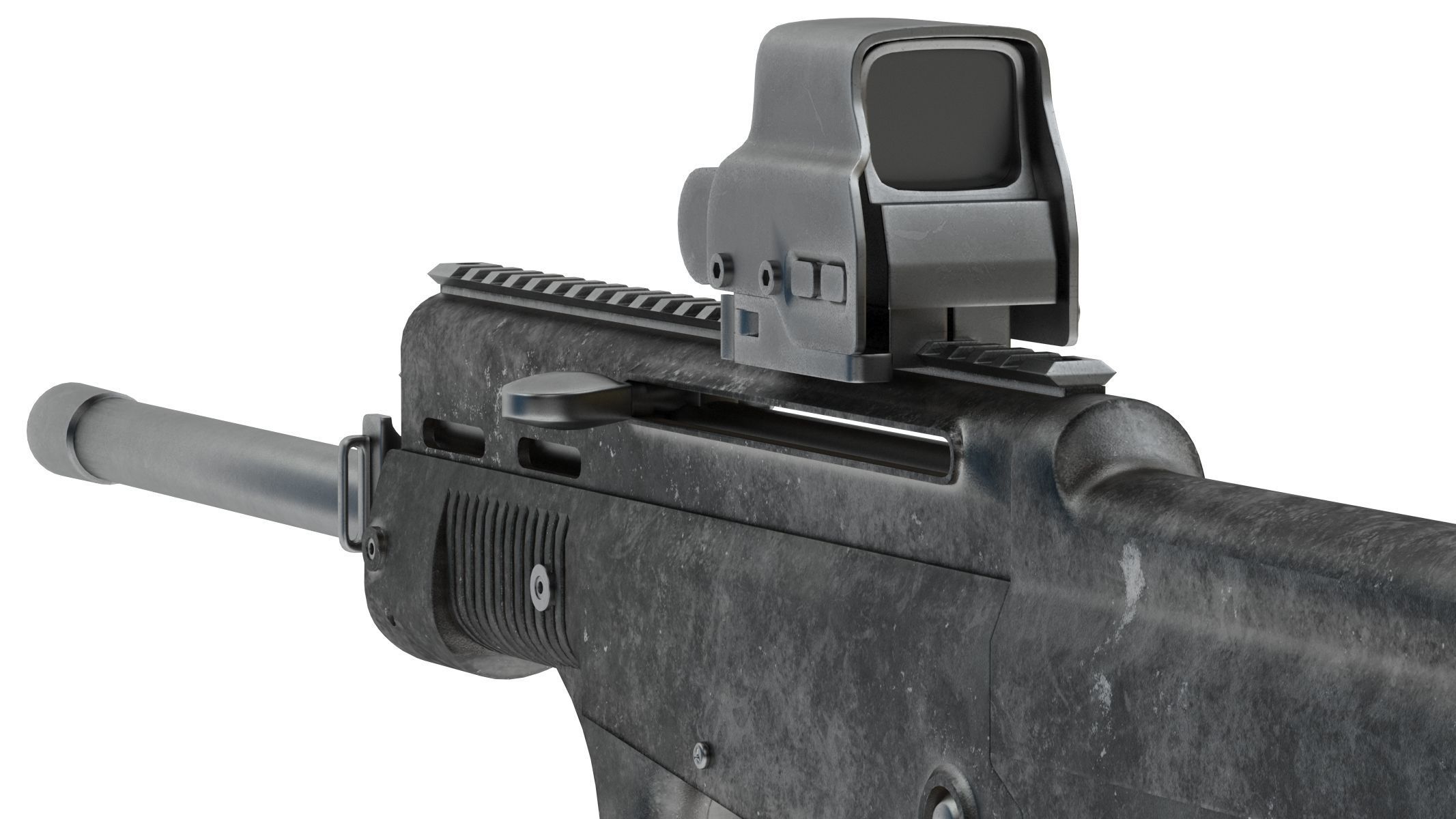 3D model LA-K12 Puma Bullup Shotgun PBR Low Poly VR / AR / low-poly ...