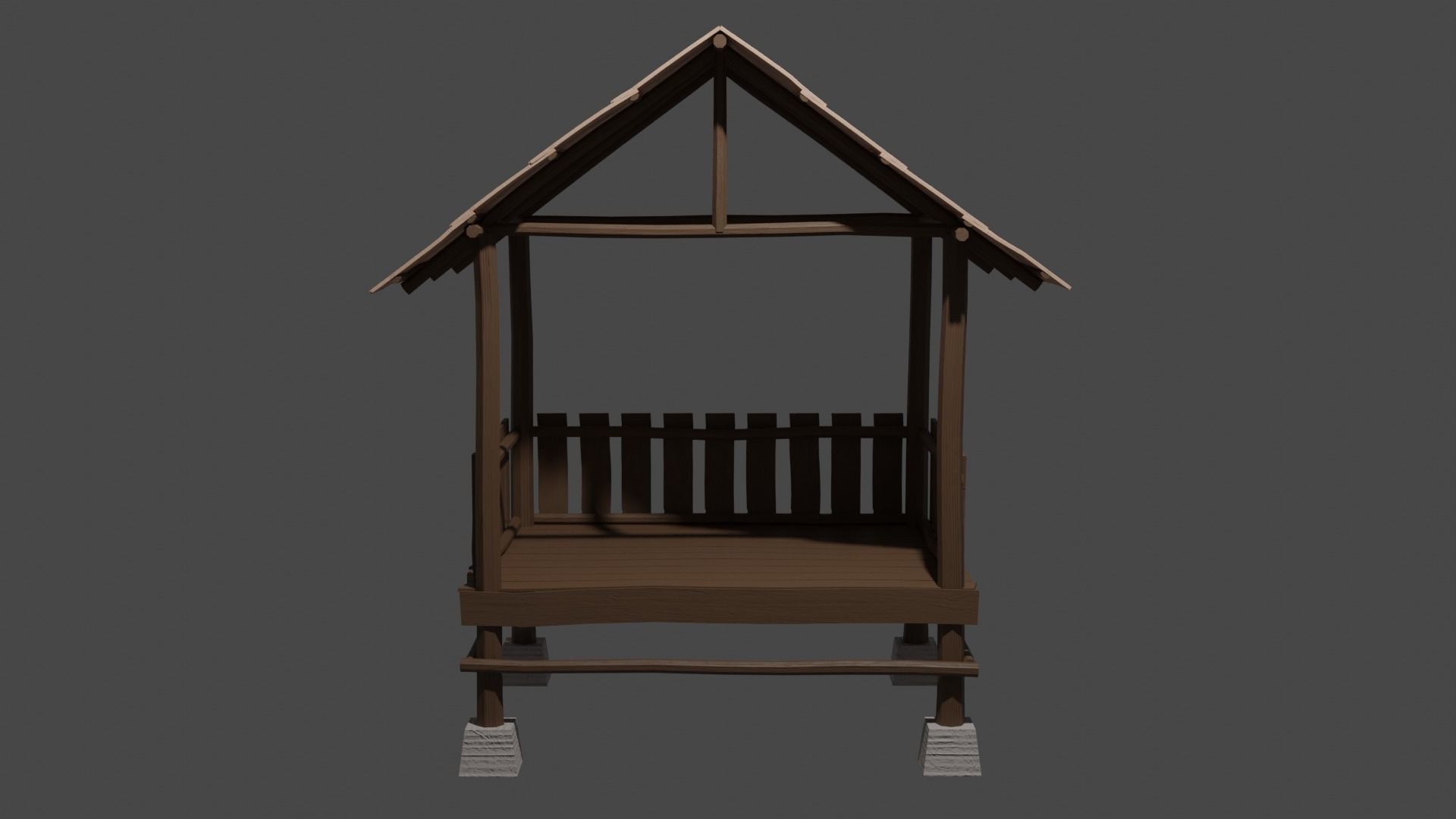 Hut 3d Models - Low Poly free VR / AR / low-poly 3D model | CGTrader