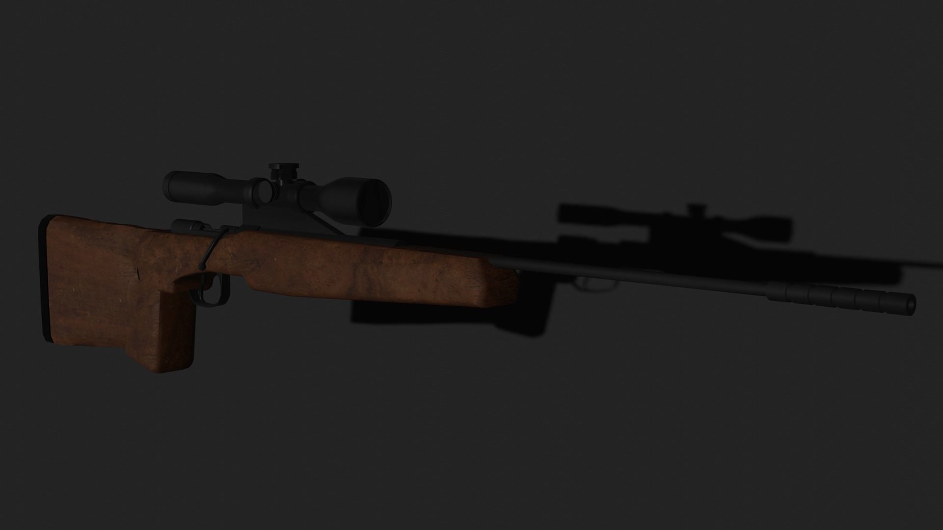 Sniper SP66 free VR / AR / low-poly 3D model | CGTrader