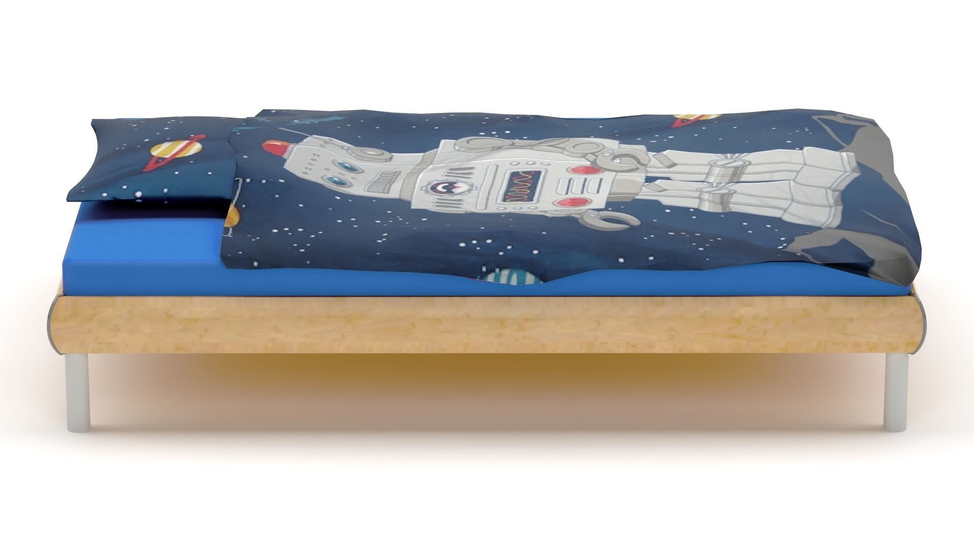 Boy child bed in real life 3D model | CGTrader