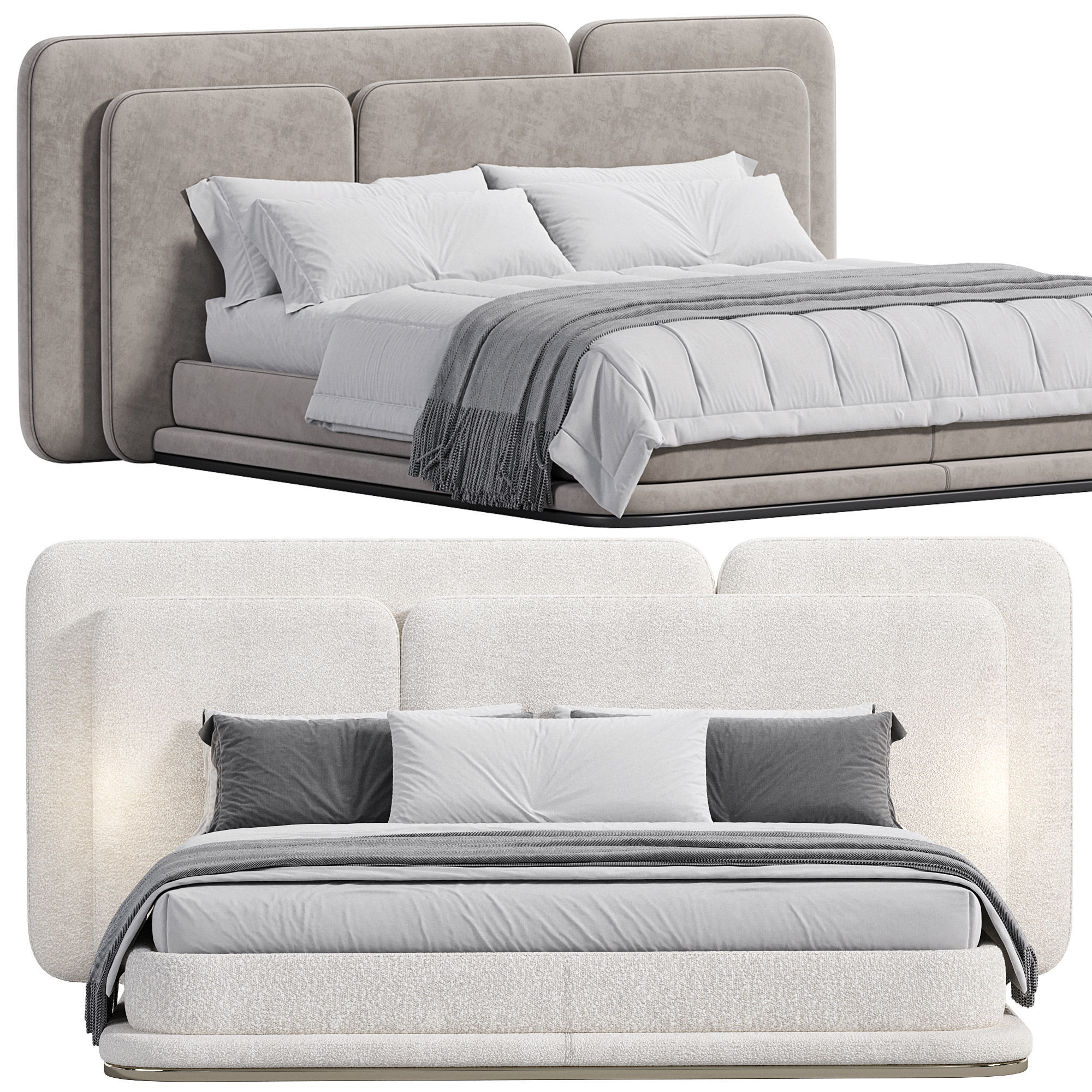 Hadrian Bed 3D model | CGTrader