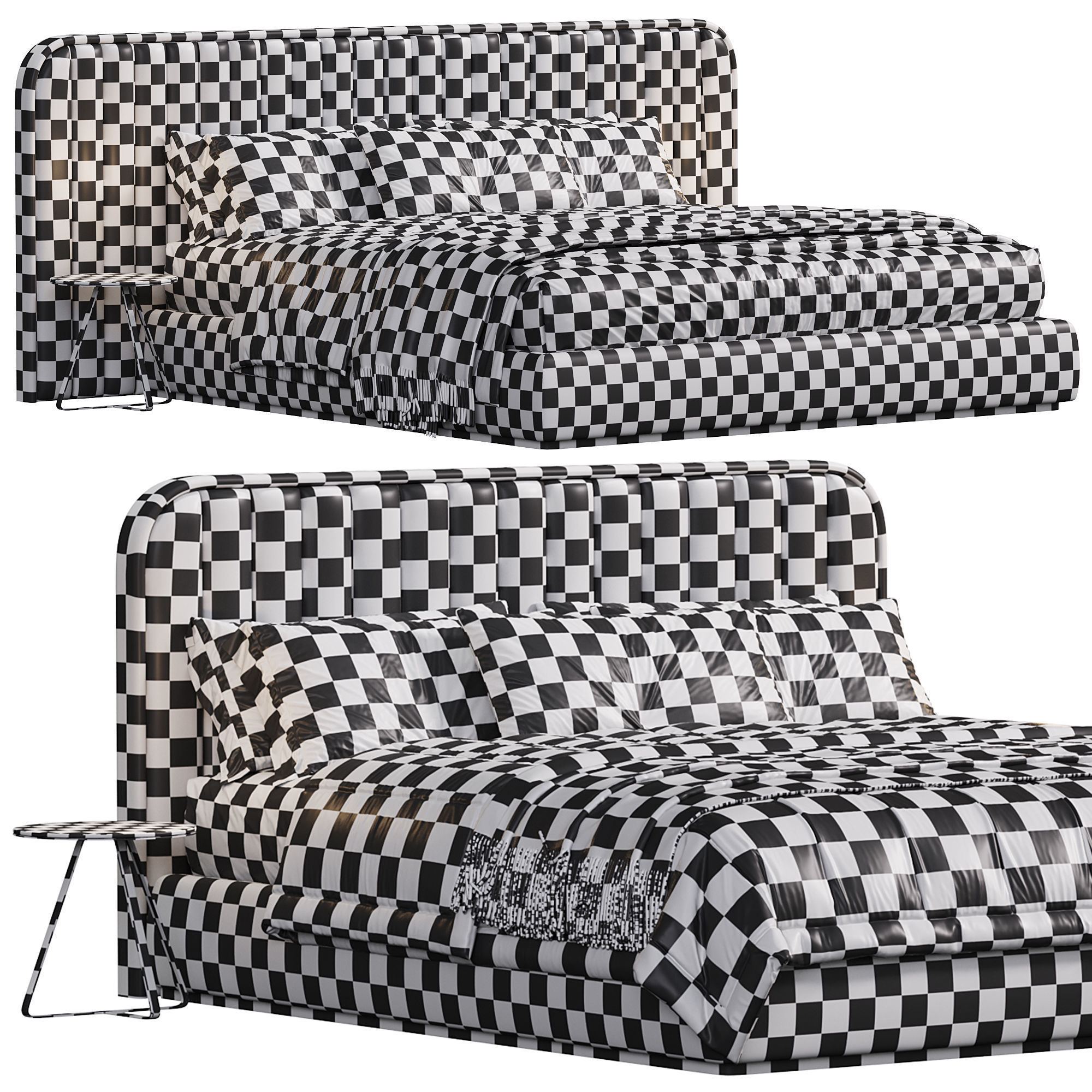 Bed KRMP 01 3D model | CGTrader