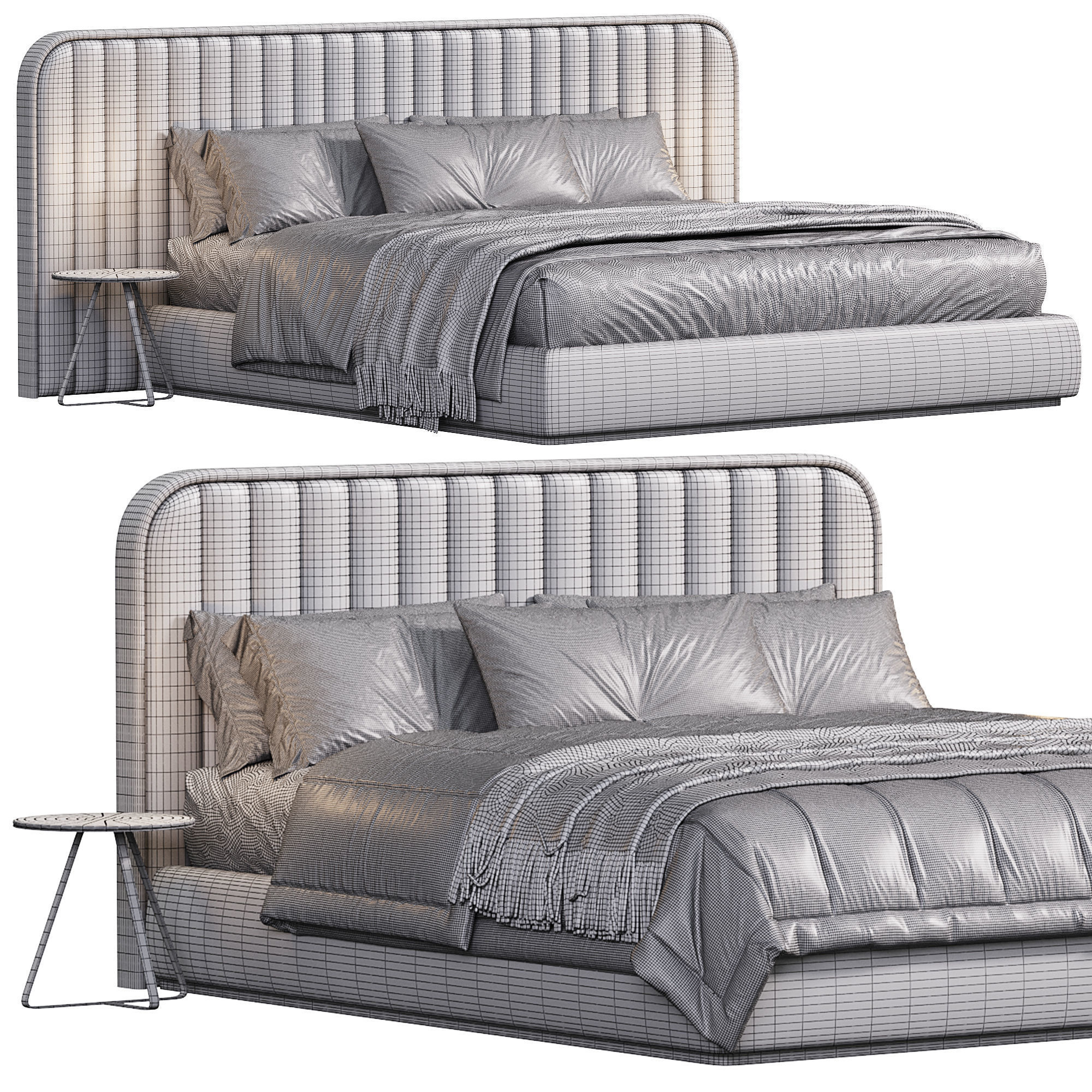 Bed KRMP 01 3D model | CGTrader