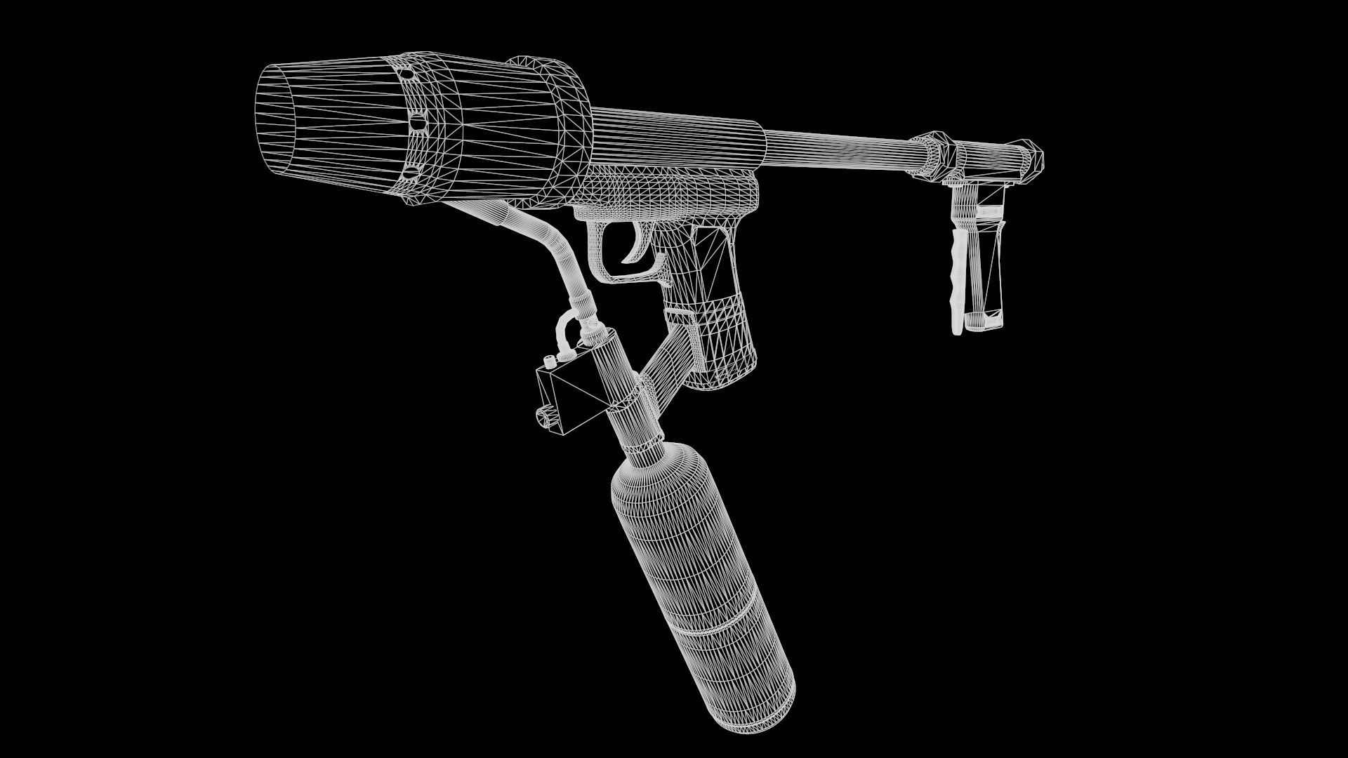 3D model Flamethrower VR / AR / low-poly | CGTrader