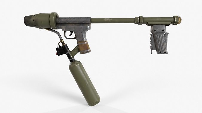 3D model Flamethrower VR / AR / low-poly | CGTrader