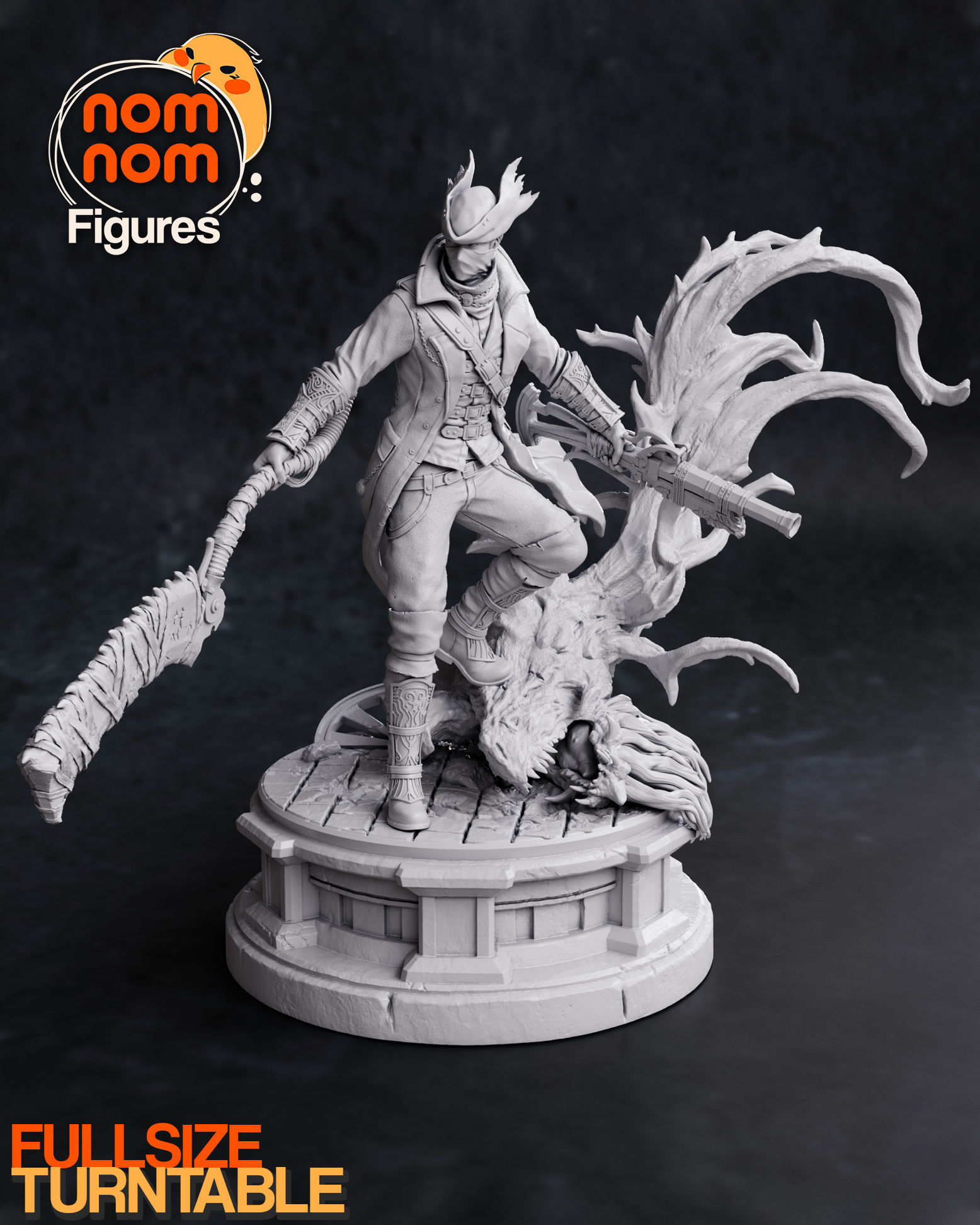 Hunter - Bloodborne 3D model 3D printable | CGTrader
