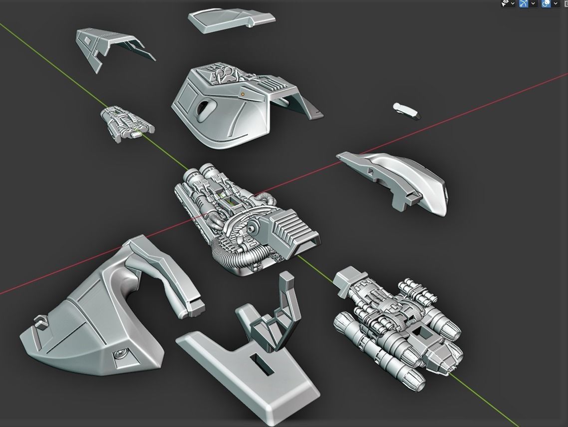 AG System - Wipeout 3D model 3D printable | CGTrader