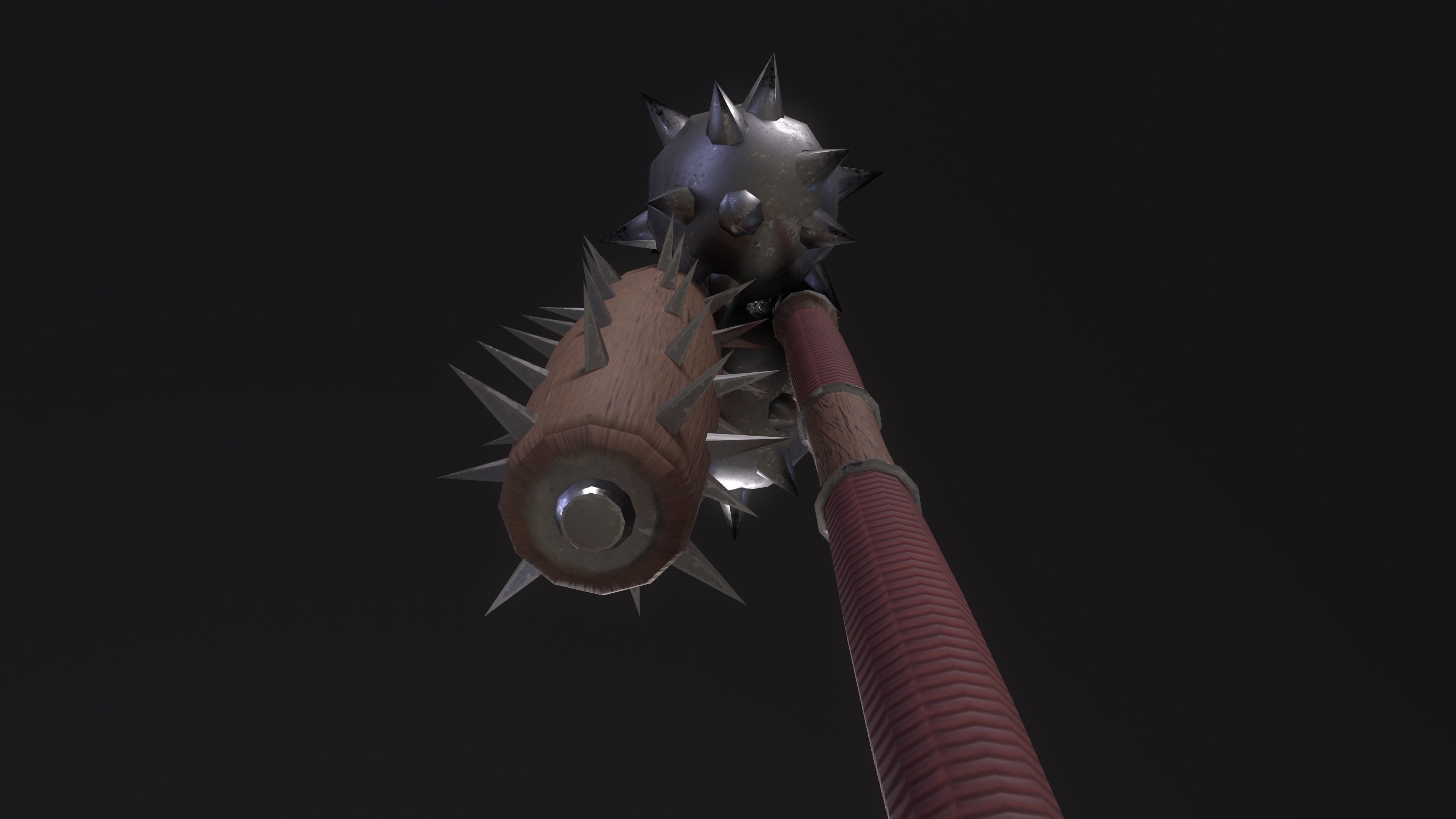 Long-shaft Flail - An April Fools Weapon free VR / AR / low-poly 3D ...