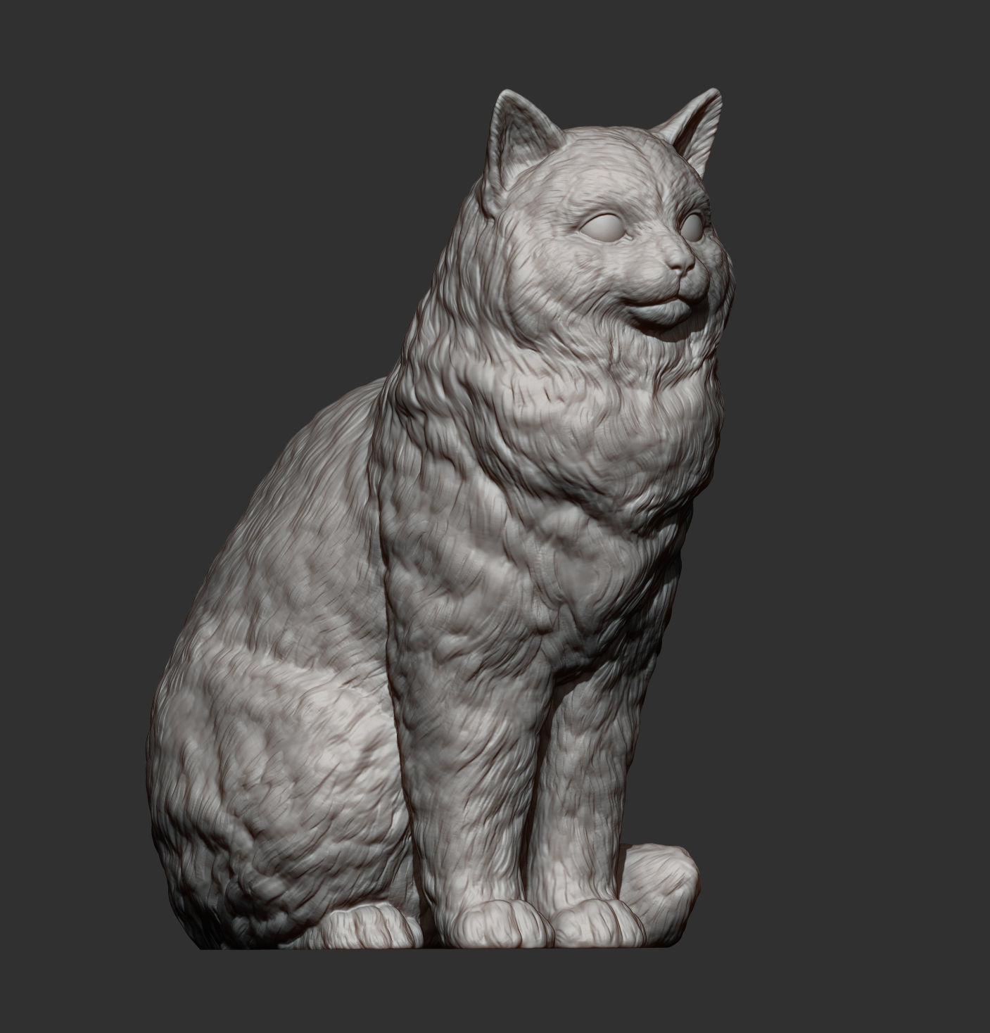 Ragdoll cat 3D model 3D printable | CGTrader
