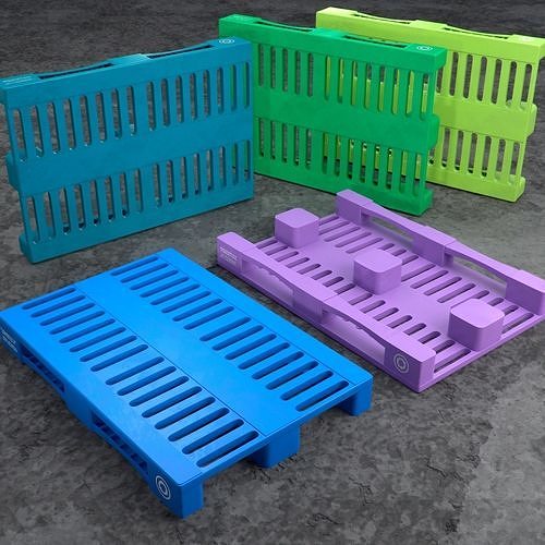 3D model Plastic pallet 03 VR / AR / low-poly | CGTrader