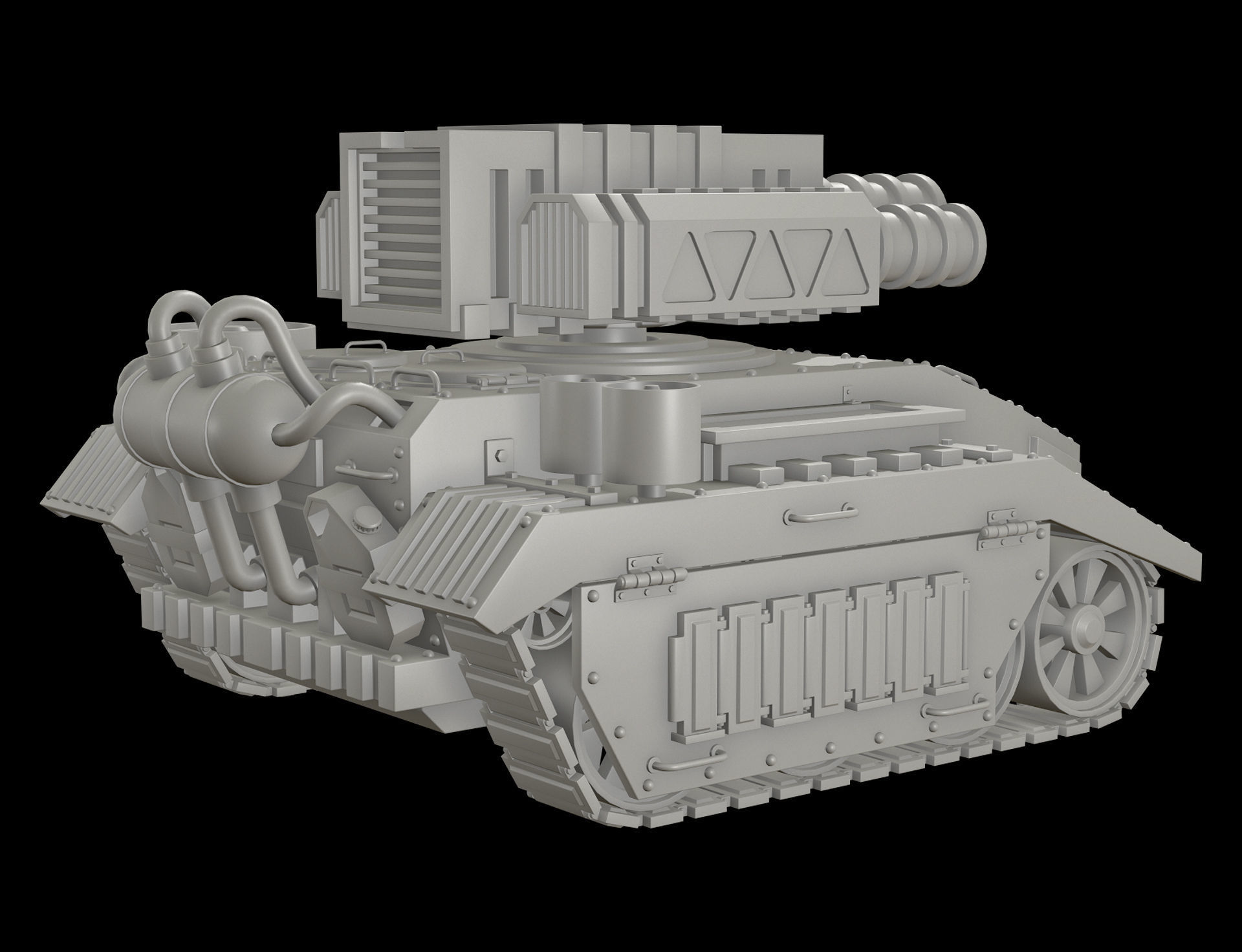 Concept Tank 3 - Only Mesh 3D model | CGTrader
