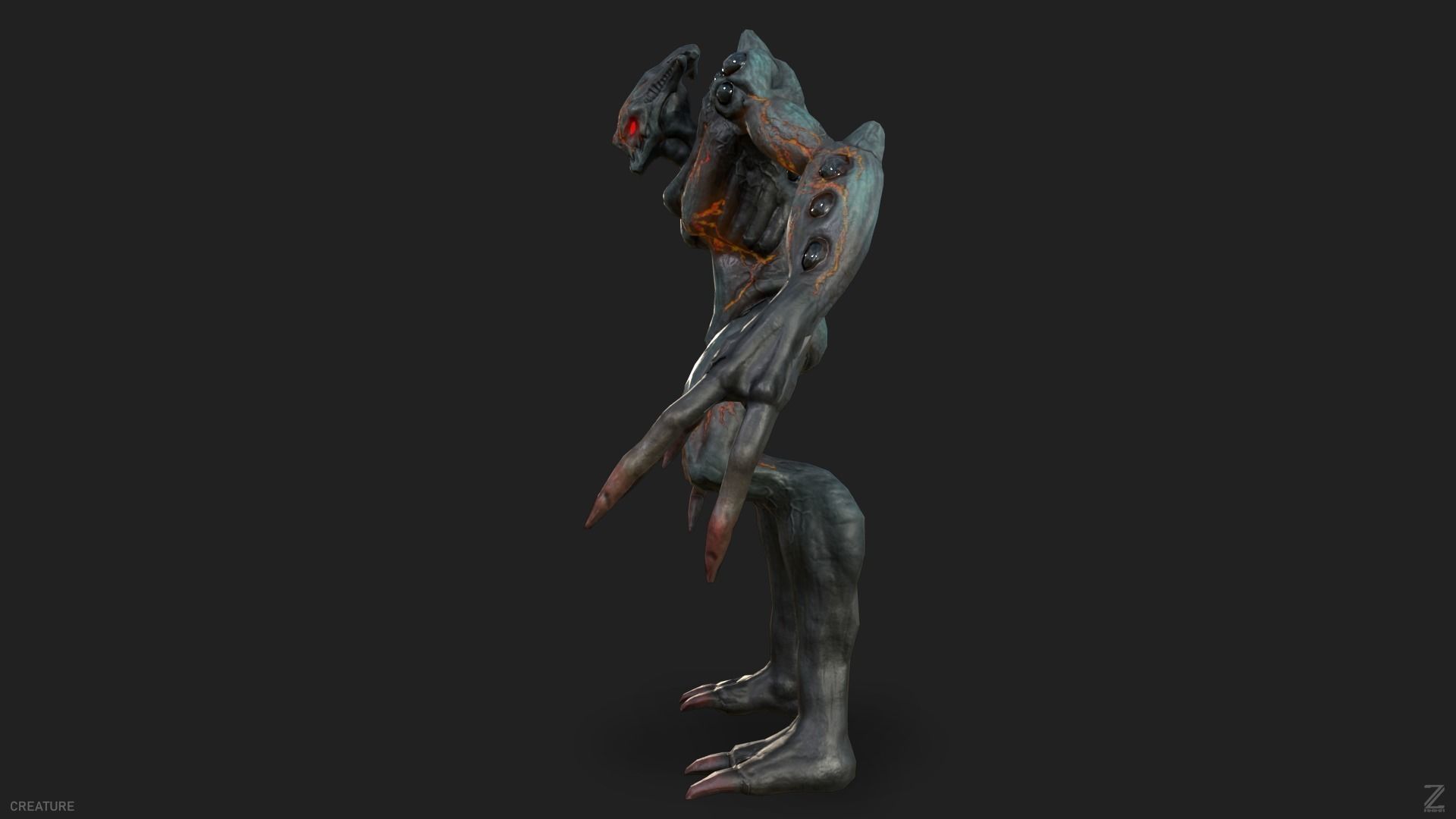 3D model Creature VR / AR / low-poly | CGTrader