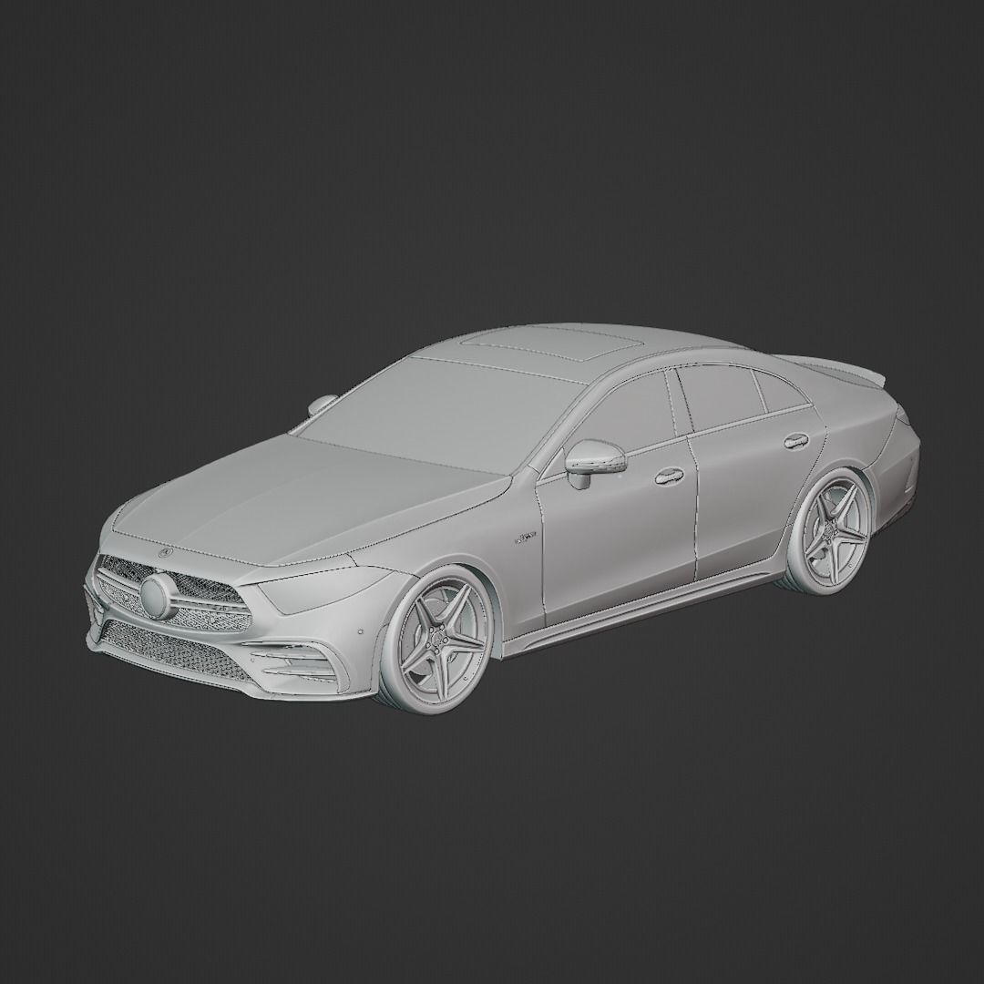 Mercedes AMG CLS 53 2020 3D model | CGTrader
