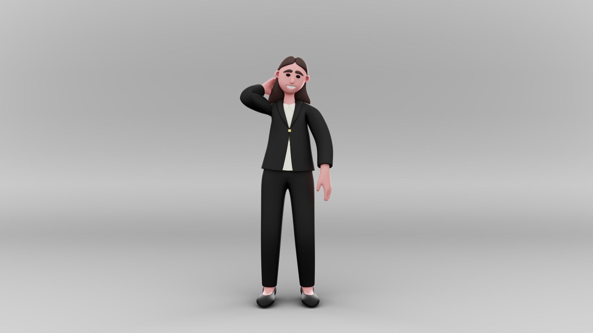 3D model 38 Rigged 3D Characters - 12 Animations per model VR / AR ...