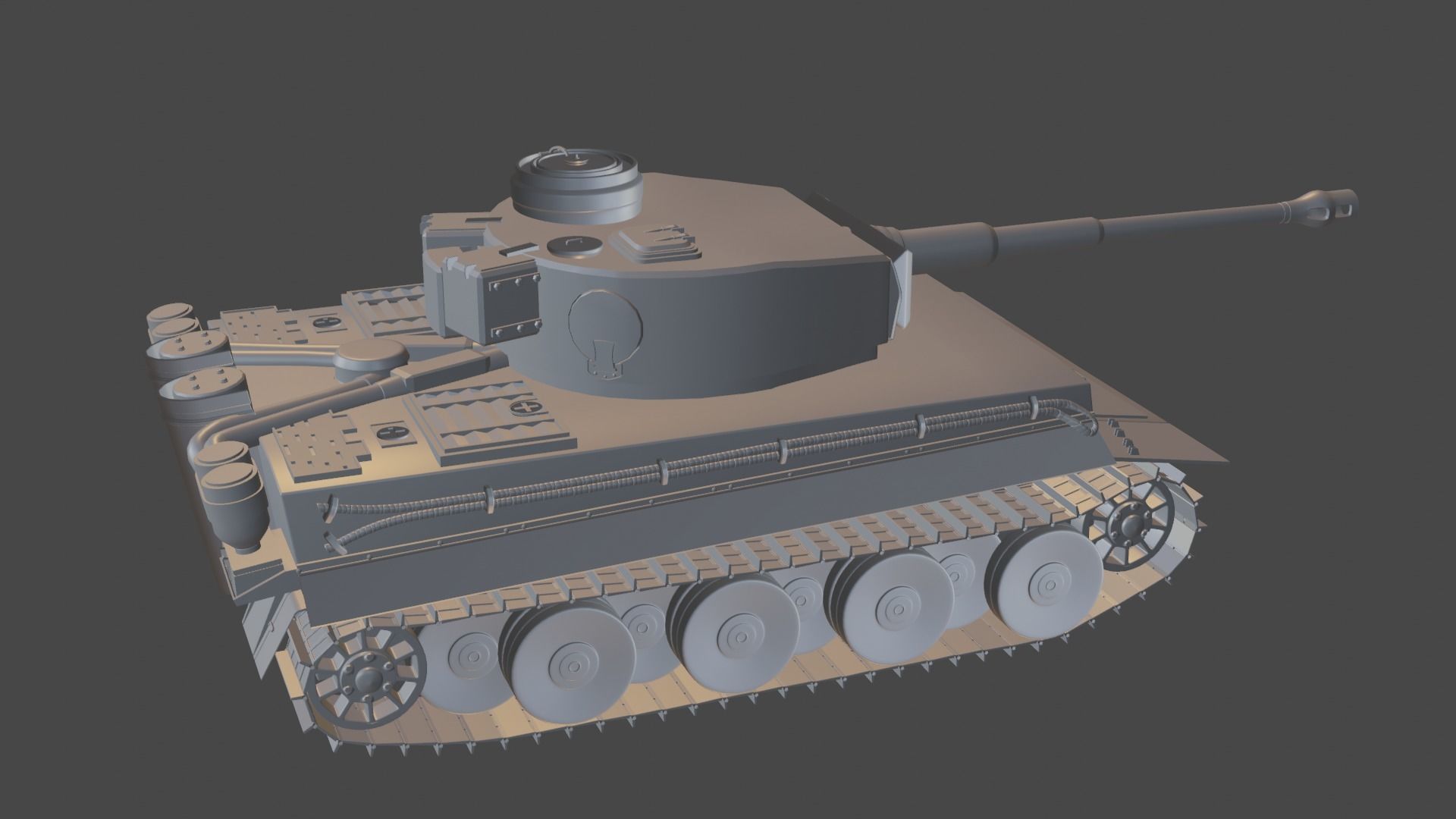 3D model Tiger Tank VR / AR / low-poly | CGTrader