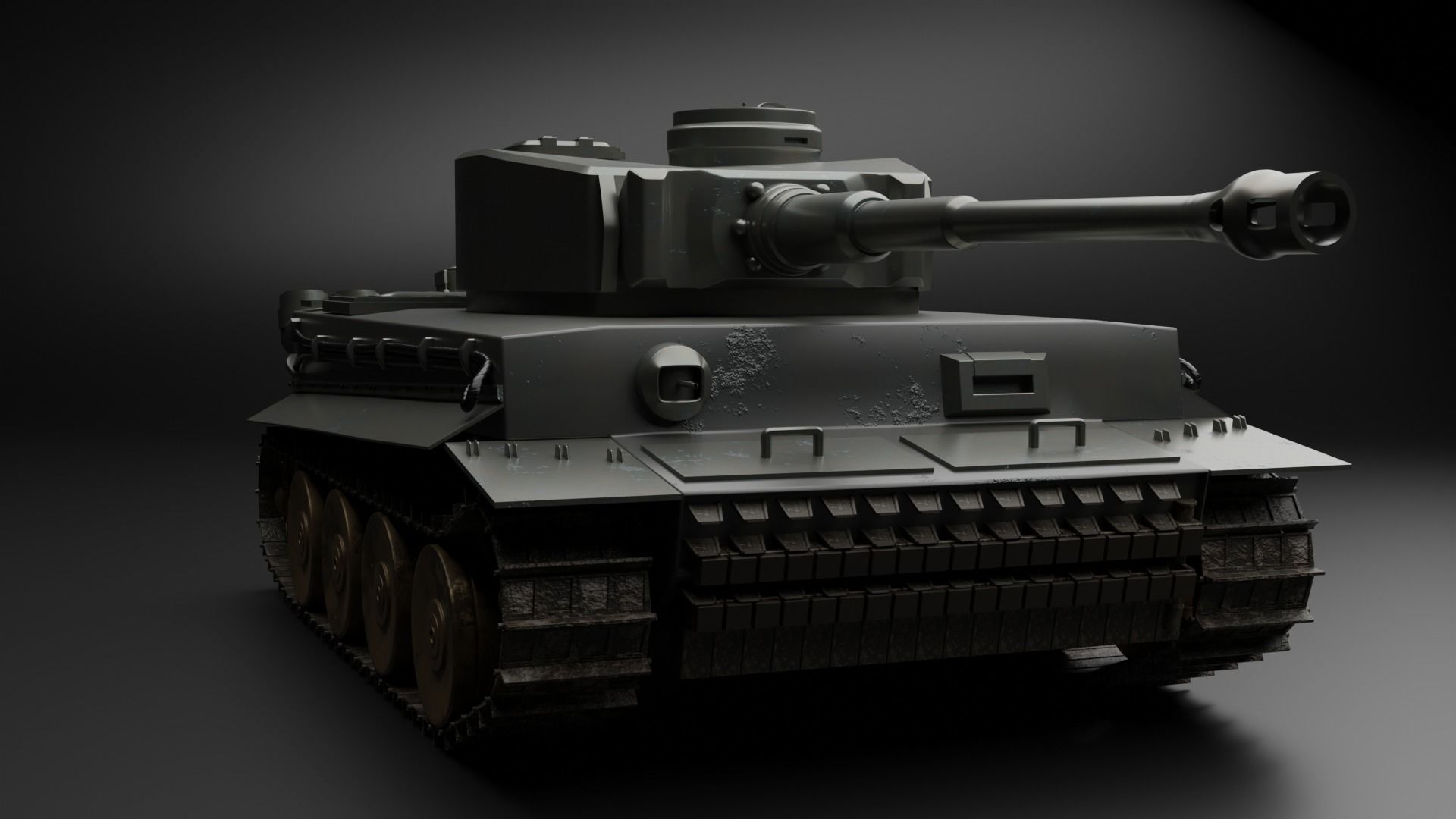 3D model Tiger Tank VR / AR / low-poly | CGTrader