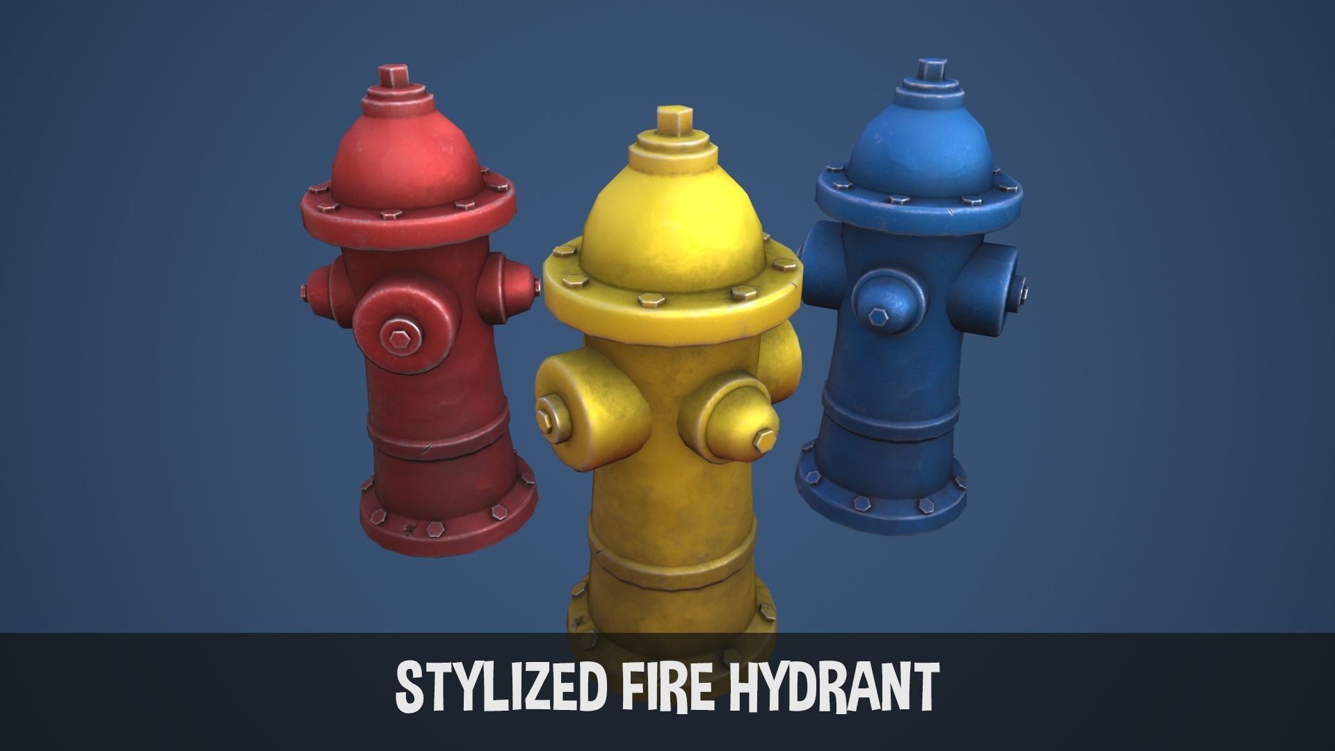 3D model Stylized Fire Hydrant VR / AR / low-poly | CGTrader
