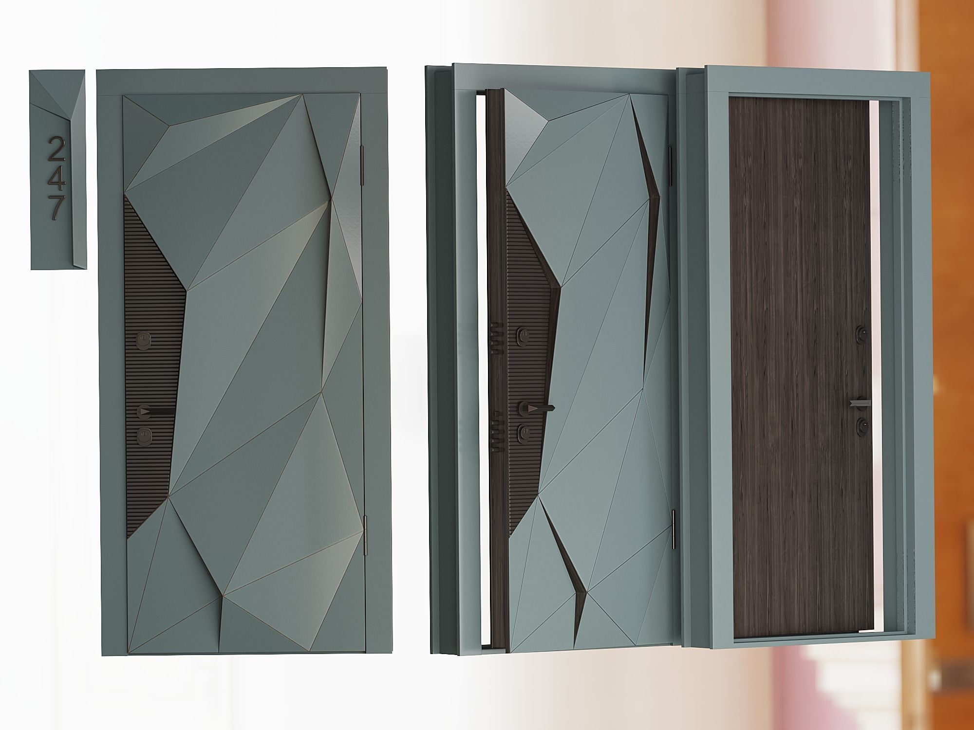 Lambo door 3D model | CGTrader