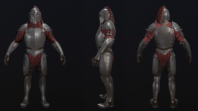 3D model Knight Character VR / AR / low-poly | CGTrader