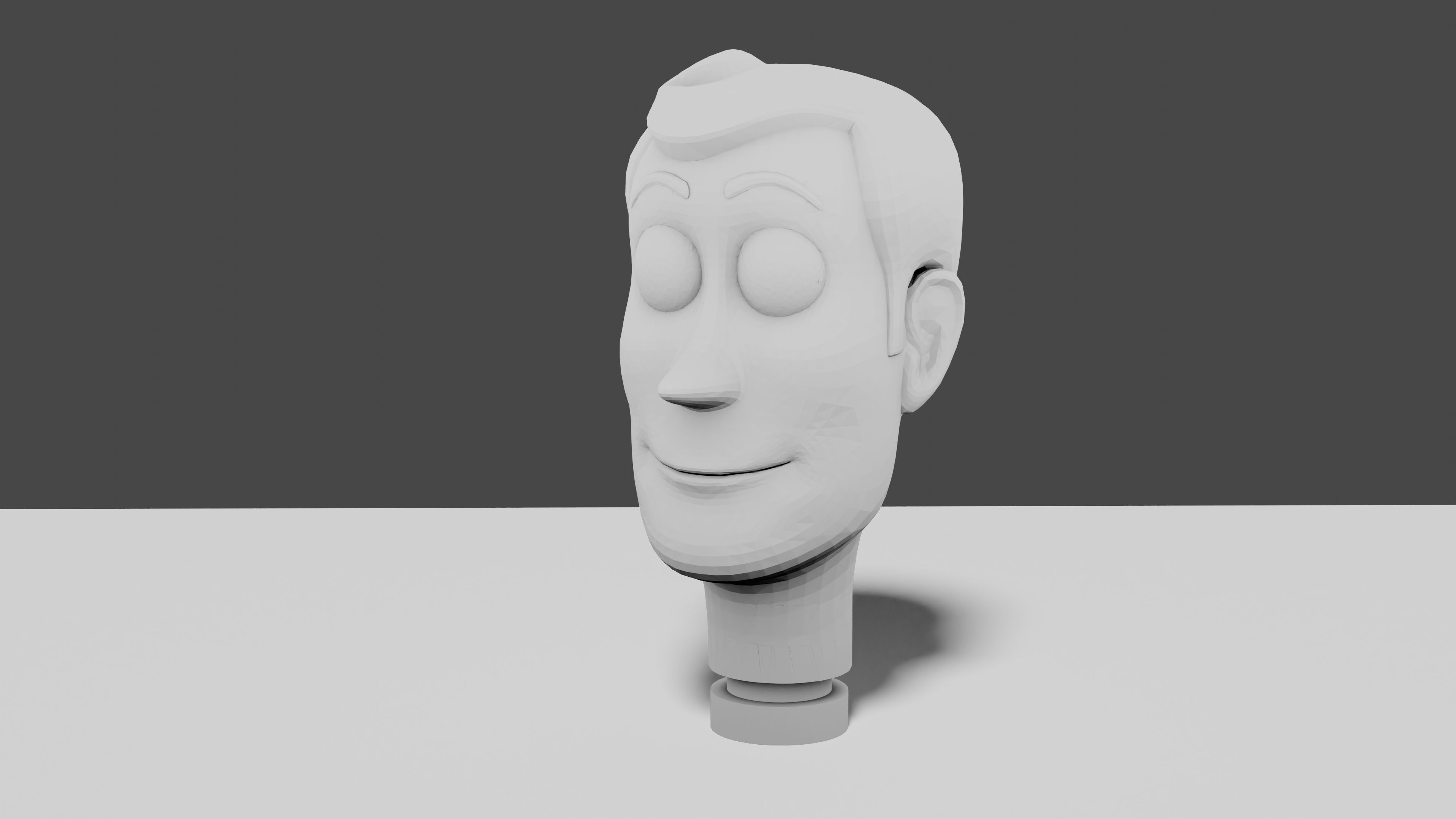 Woody screen accurate head free 3D model 3D printable | CGTrader