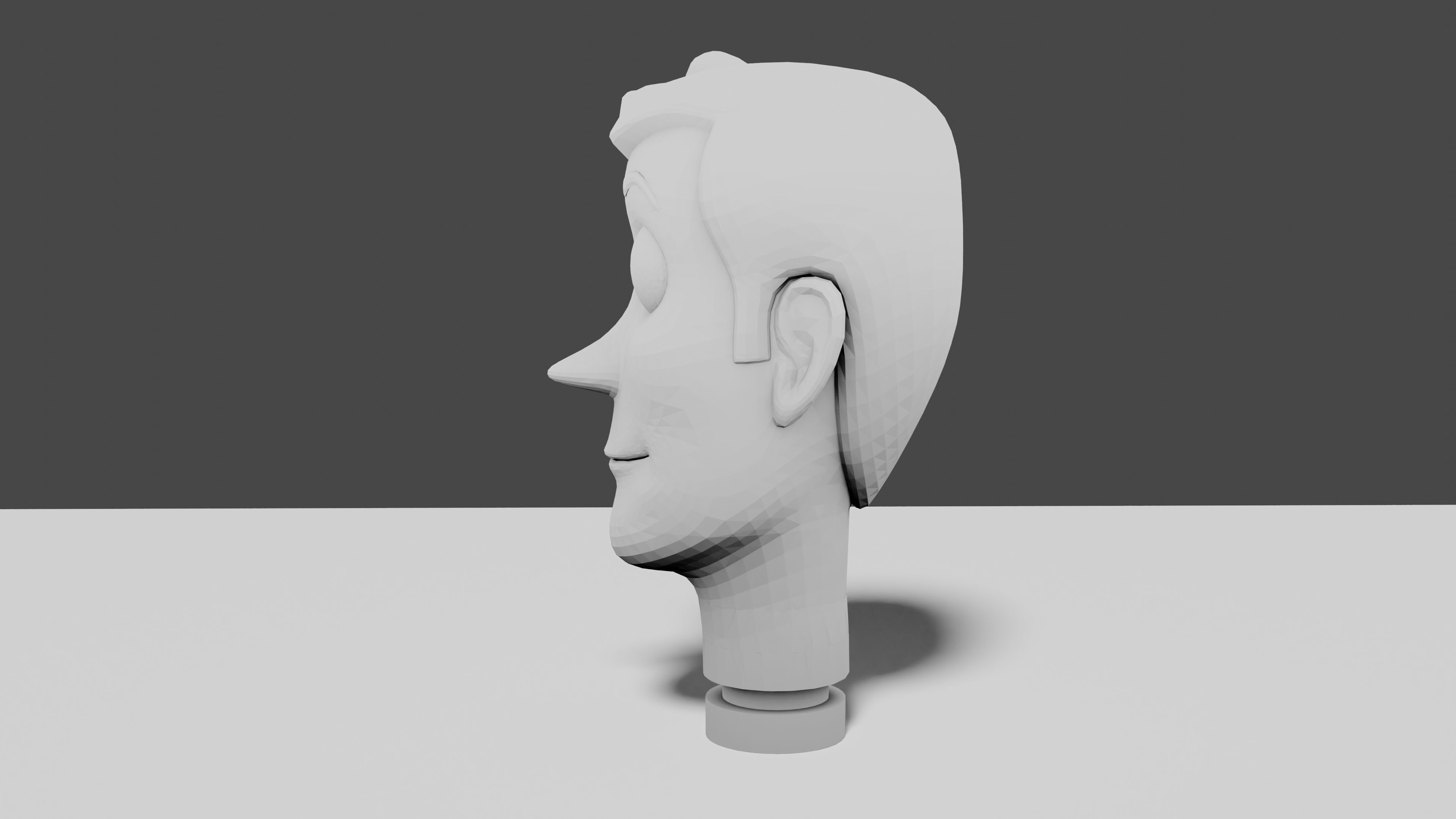 Woody screen accurate head free 3D model 3D printable | CGTrader