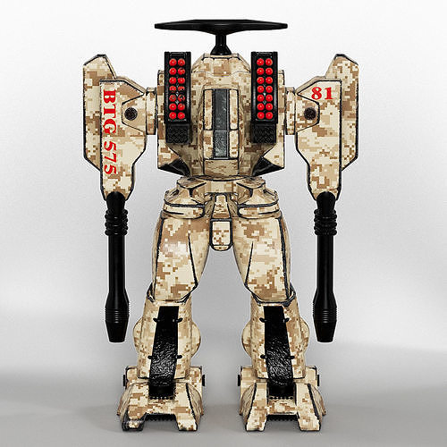 Desert scarab Battle Mech 3D model | CGTrader