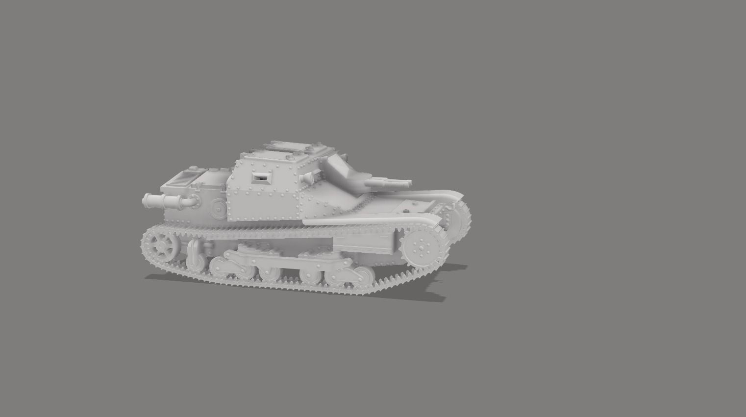 Carro Veloce L3-35 - 1-100 scale 3D model 3D printable | CGTrader
