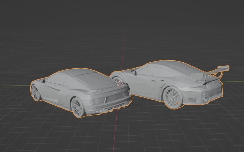 PORSCHE AND AUDI R8 READY TO PRINT 3D model 3D printable | CGTrader