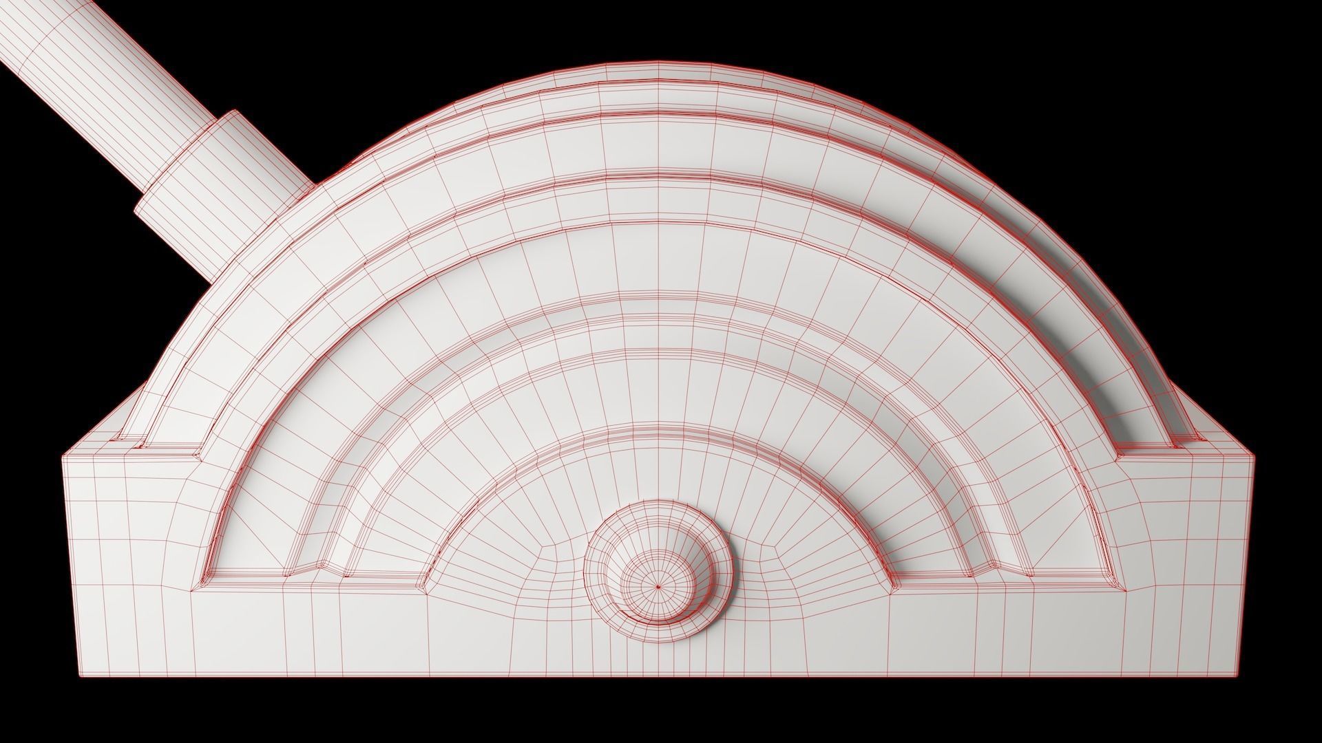 3D model Floor Mounted Lever Mechanism VR / AR / low-poly | CGTrader