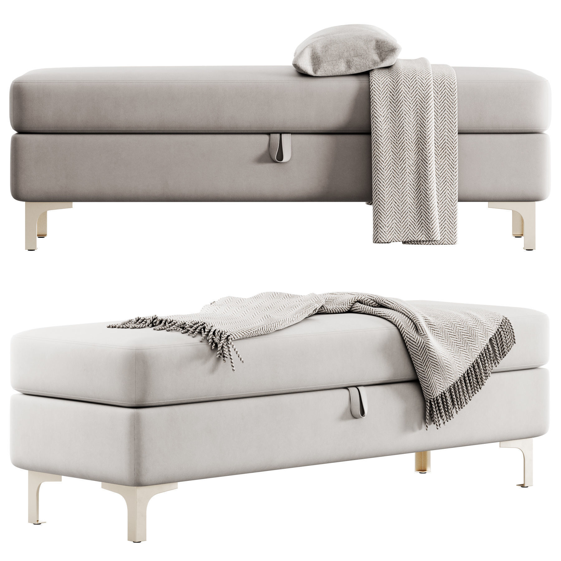 Bench Taquarius by Everly Quinn 3D model | CGTrader